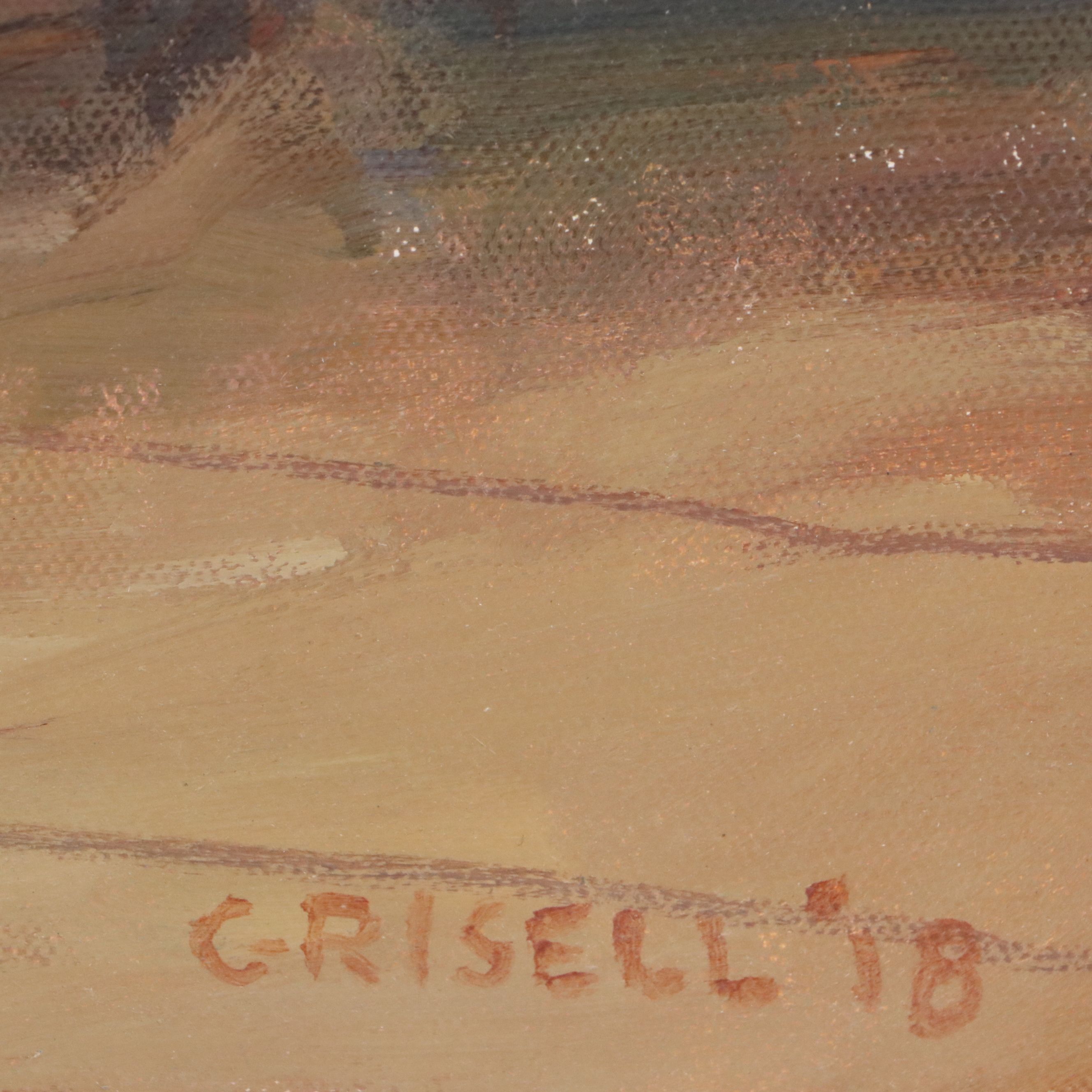 Susan Grisell Oil Painting of Interior Scene, 2018 | EBTH