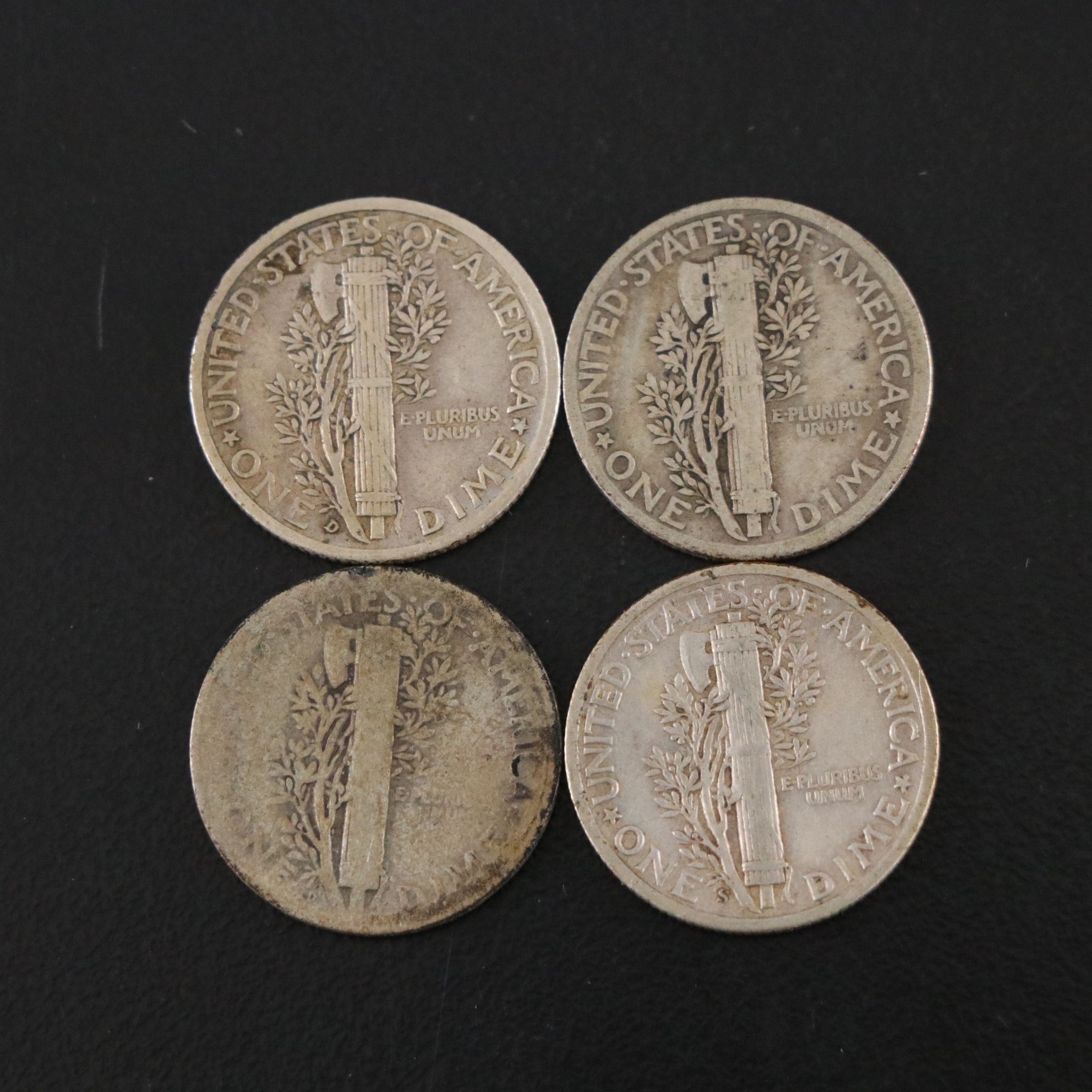 Sixty-Six Mercury Silver Dimes, Early to Mid-20th Century | EBTH