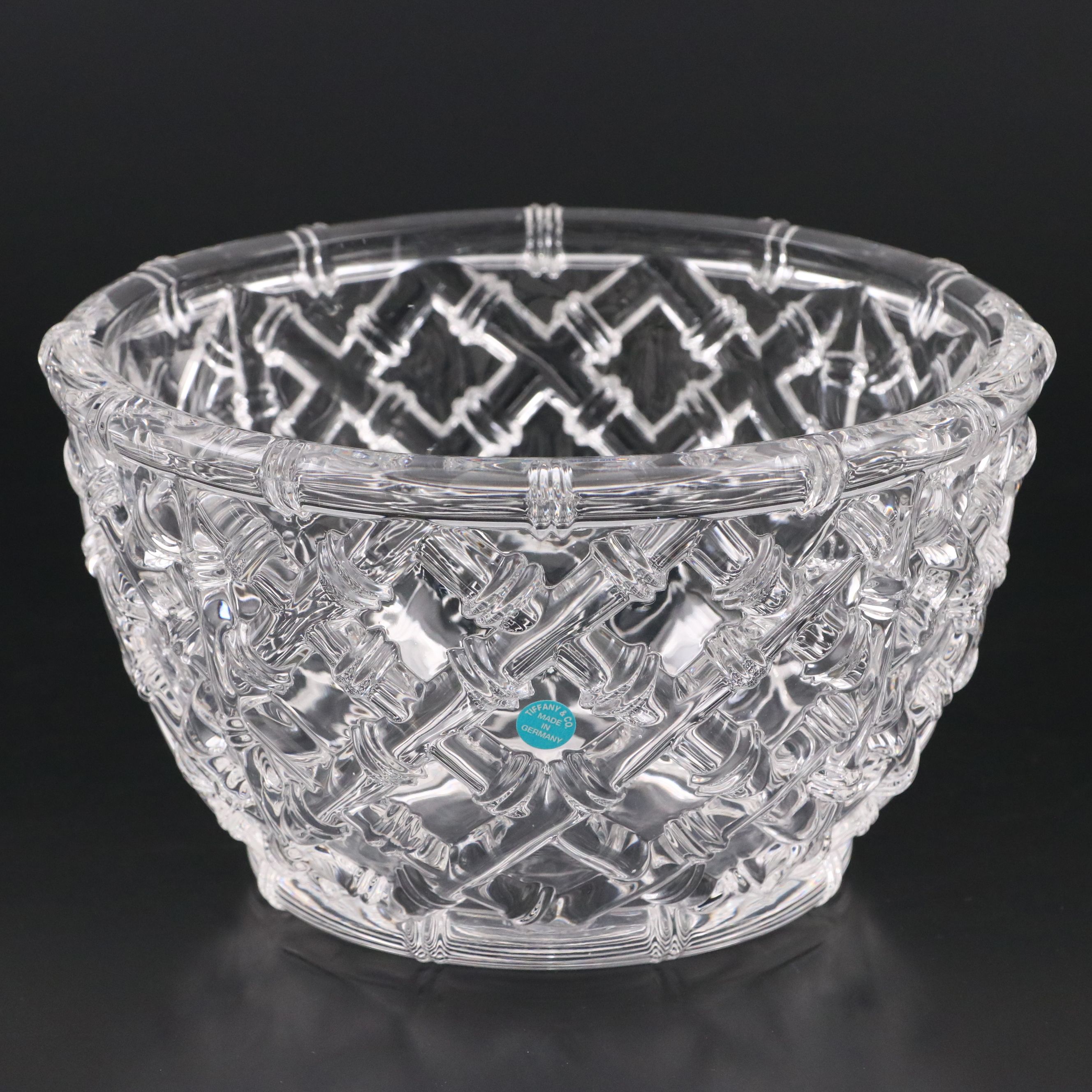 Tiffany & Co. "Bamboo" Crystal Bowl | EBTH