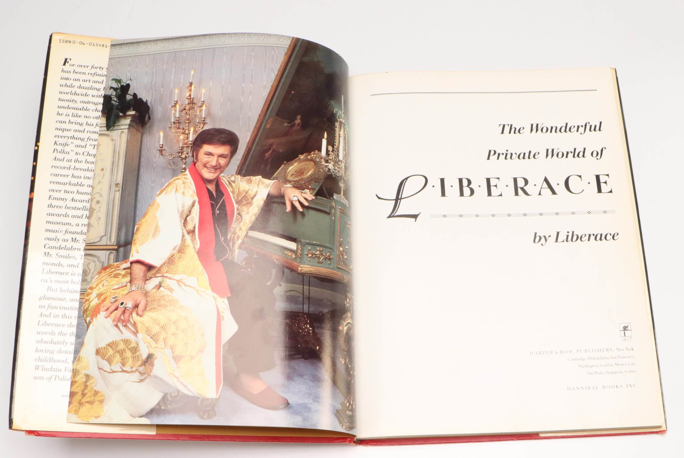 First Printing "The Wonderful Private World of Liberace" by Liberace ...
