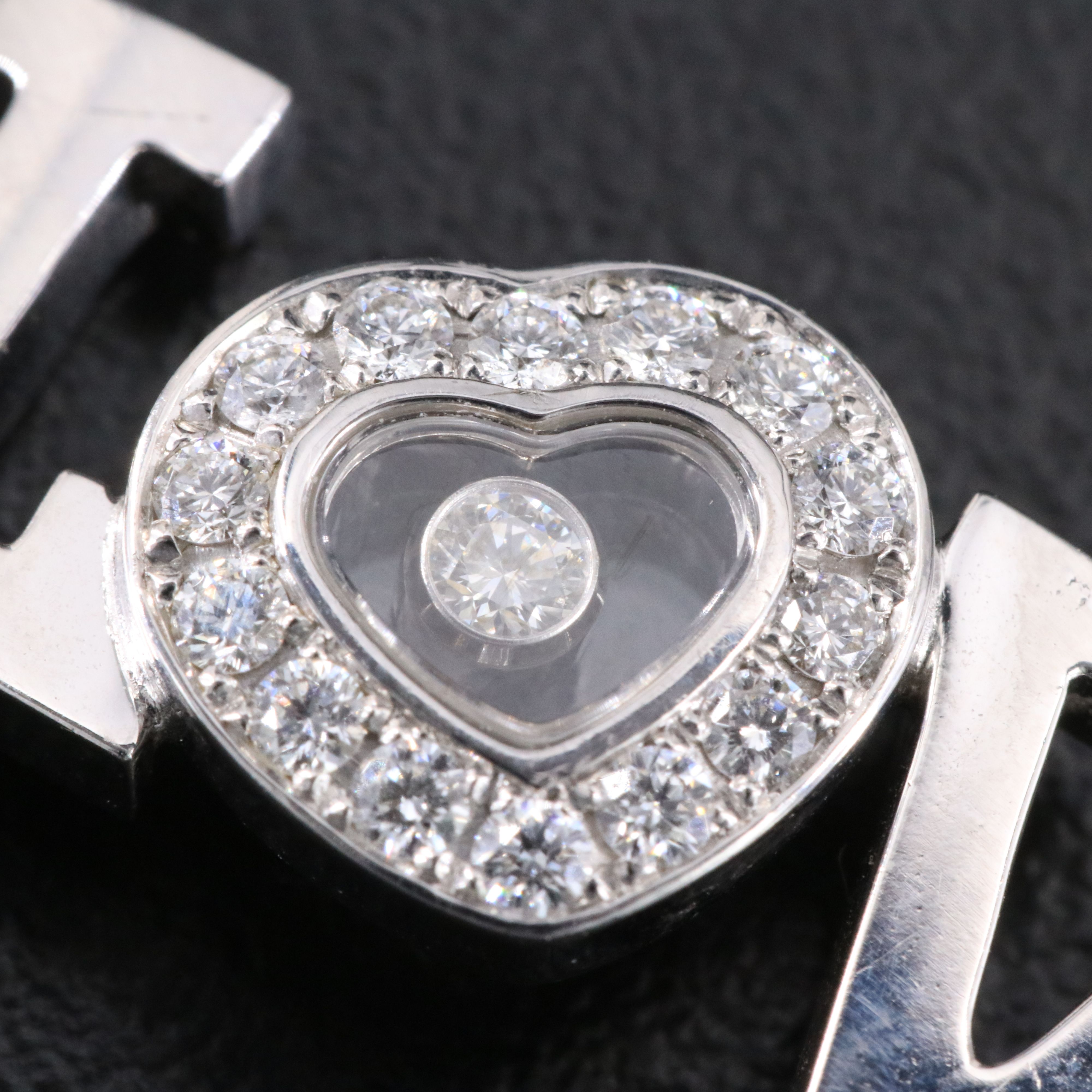 Chopard Happy Diamonds 18K 0.29 CTW Floating Diamond Love Bracelet with ...