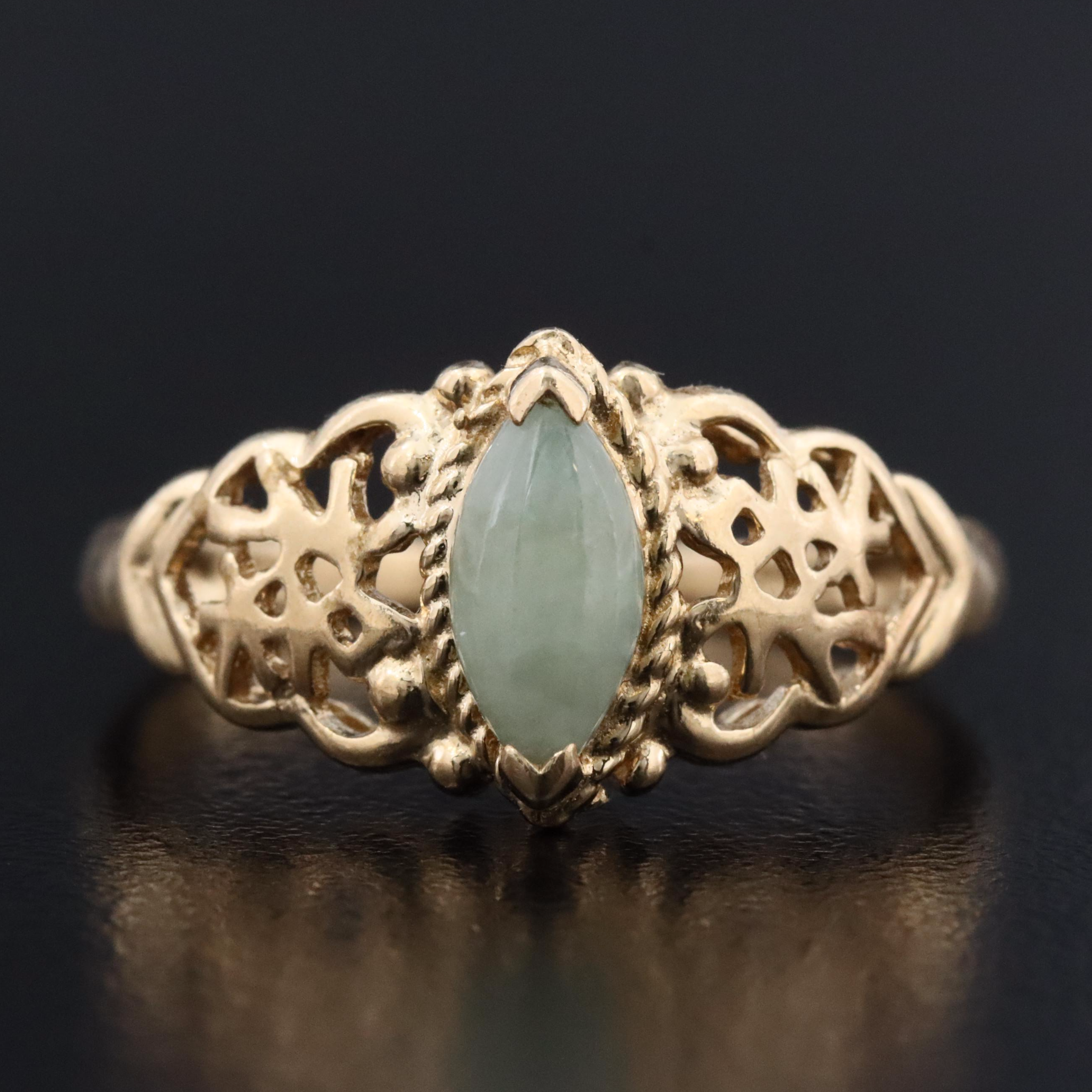 10K Jadeite Ring | EBTH