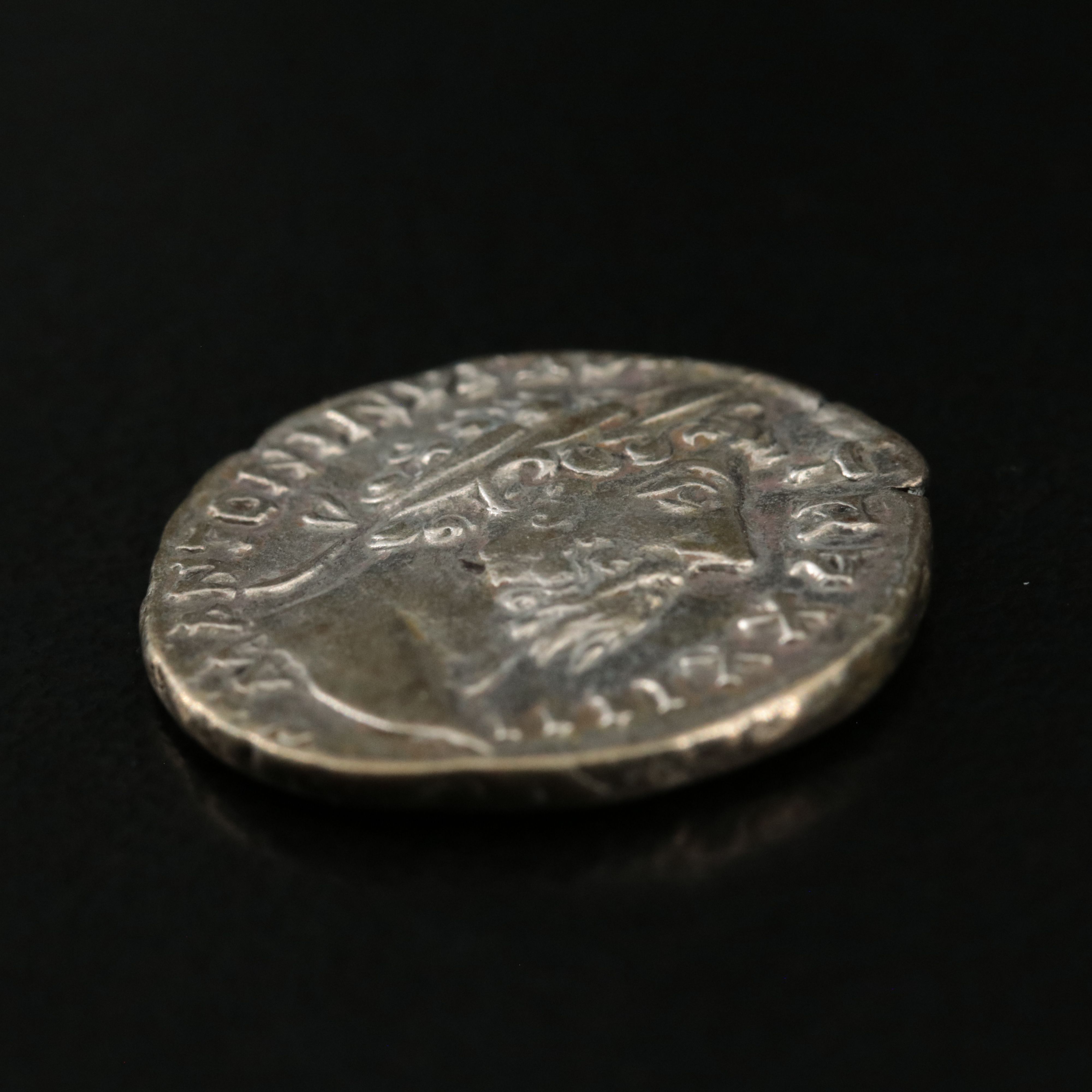 Ancient Roman Imperial AR Denarius Coin of Marcus Aurelius, ca. 168 A.D ...