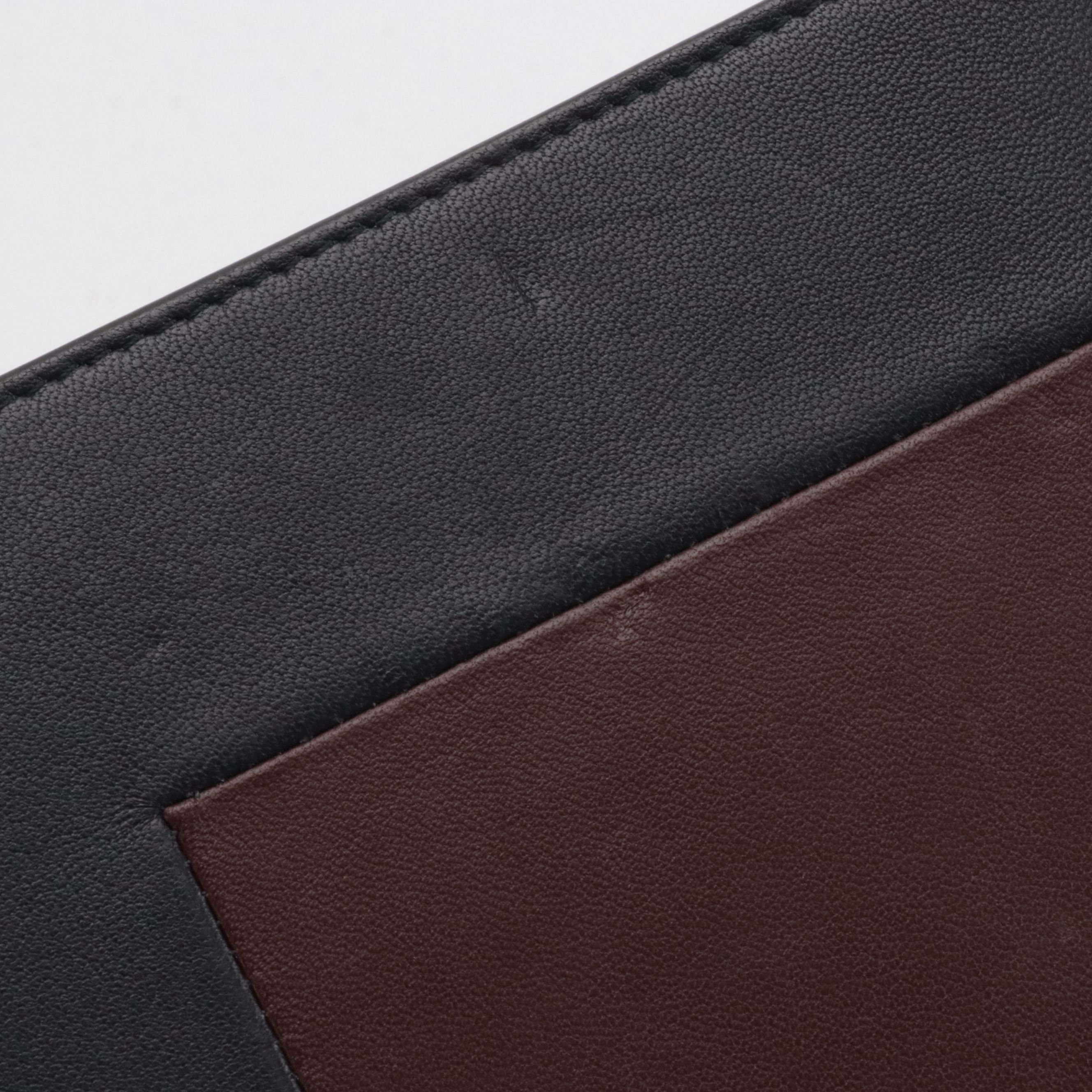 Celine Frame Chain Link Wallet on Chain Crossbody in Bicolor Lambskin ...