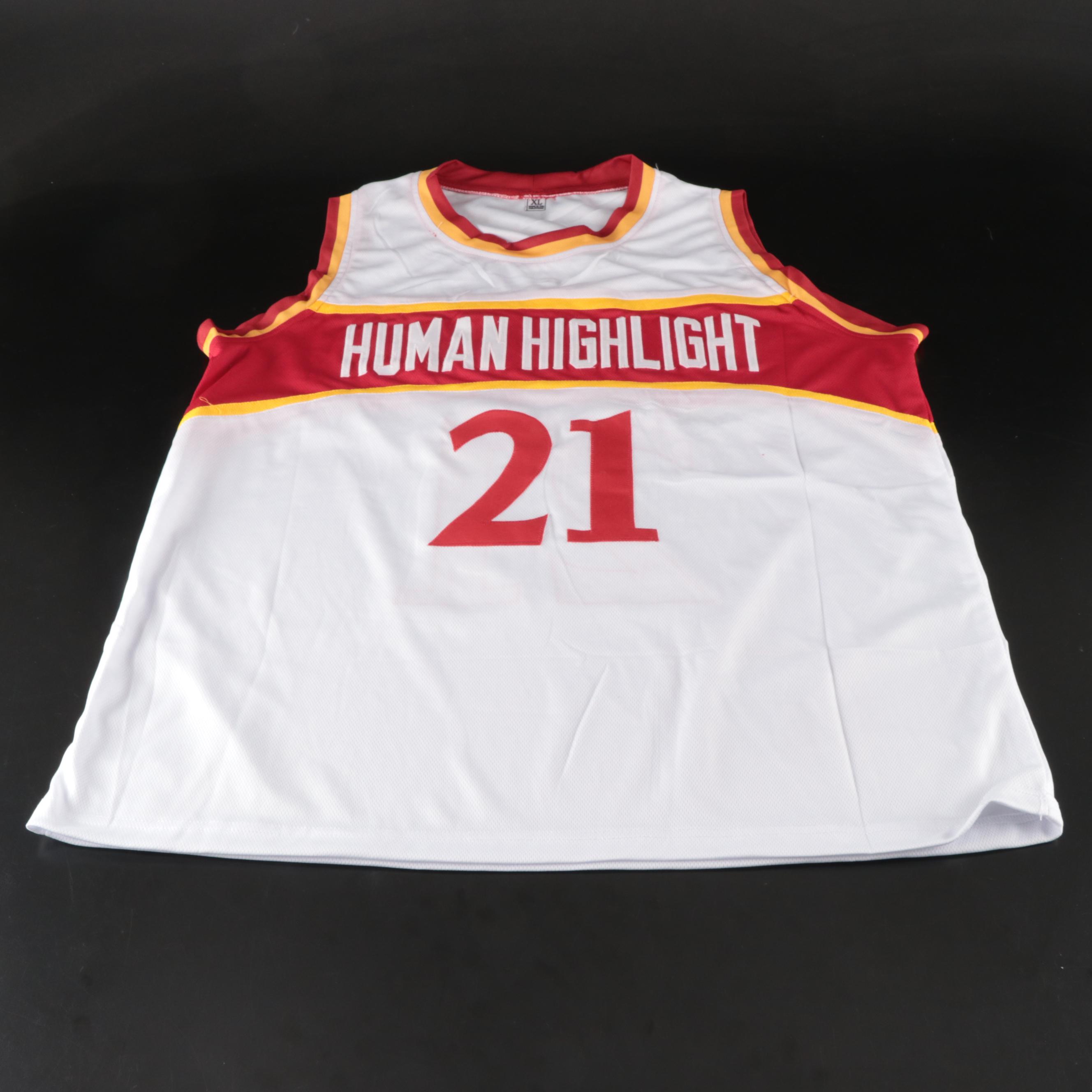 Dominique Wilkins Signed Atlanta Hawks Basketball Jersey, Beckett | EBTH