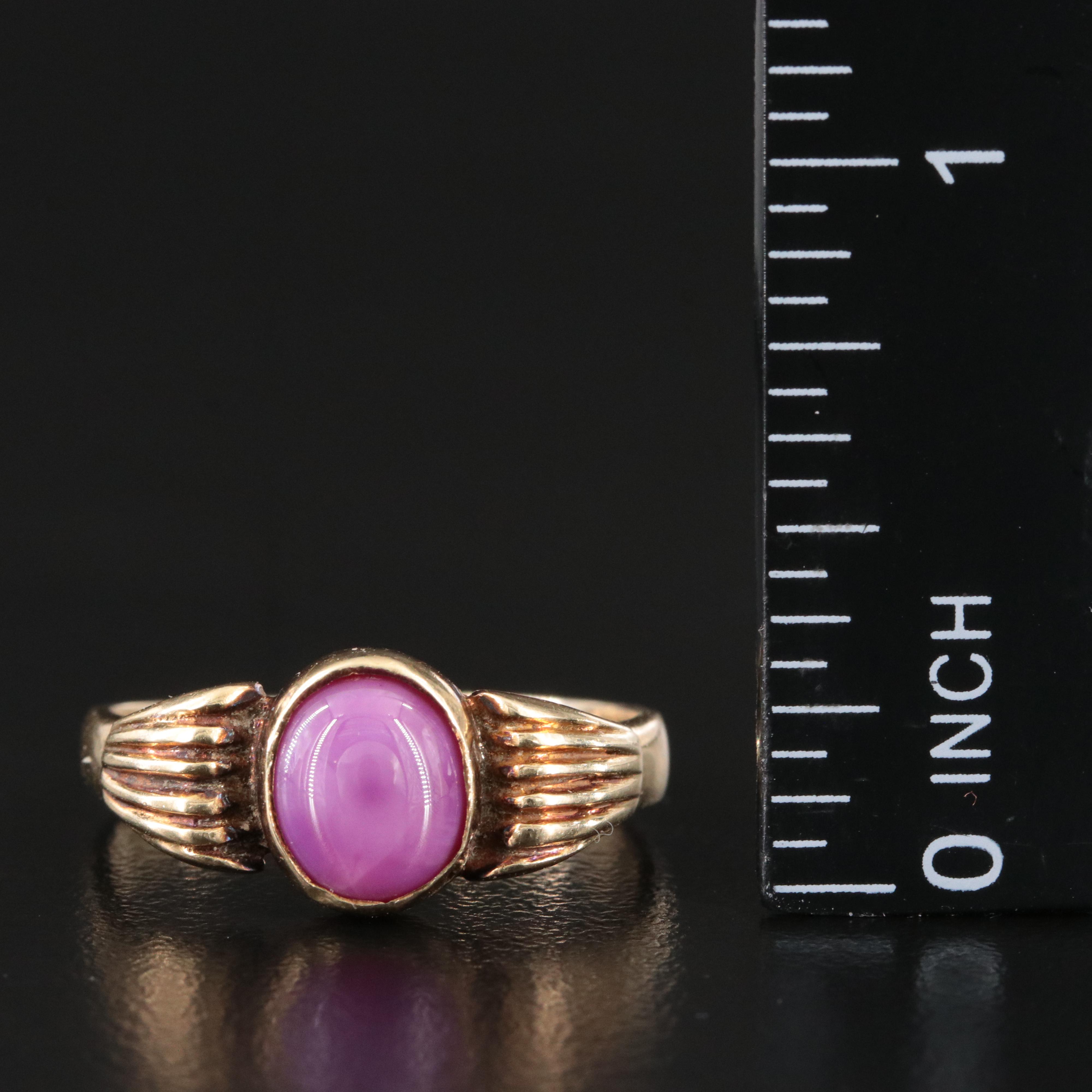 Retro 14K Star Ruby Ring | EBTH
