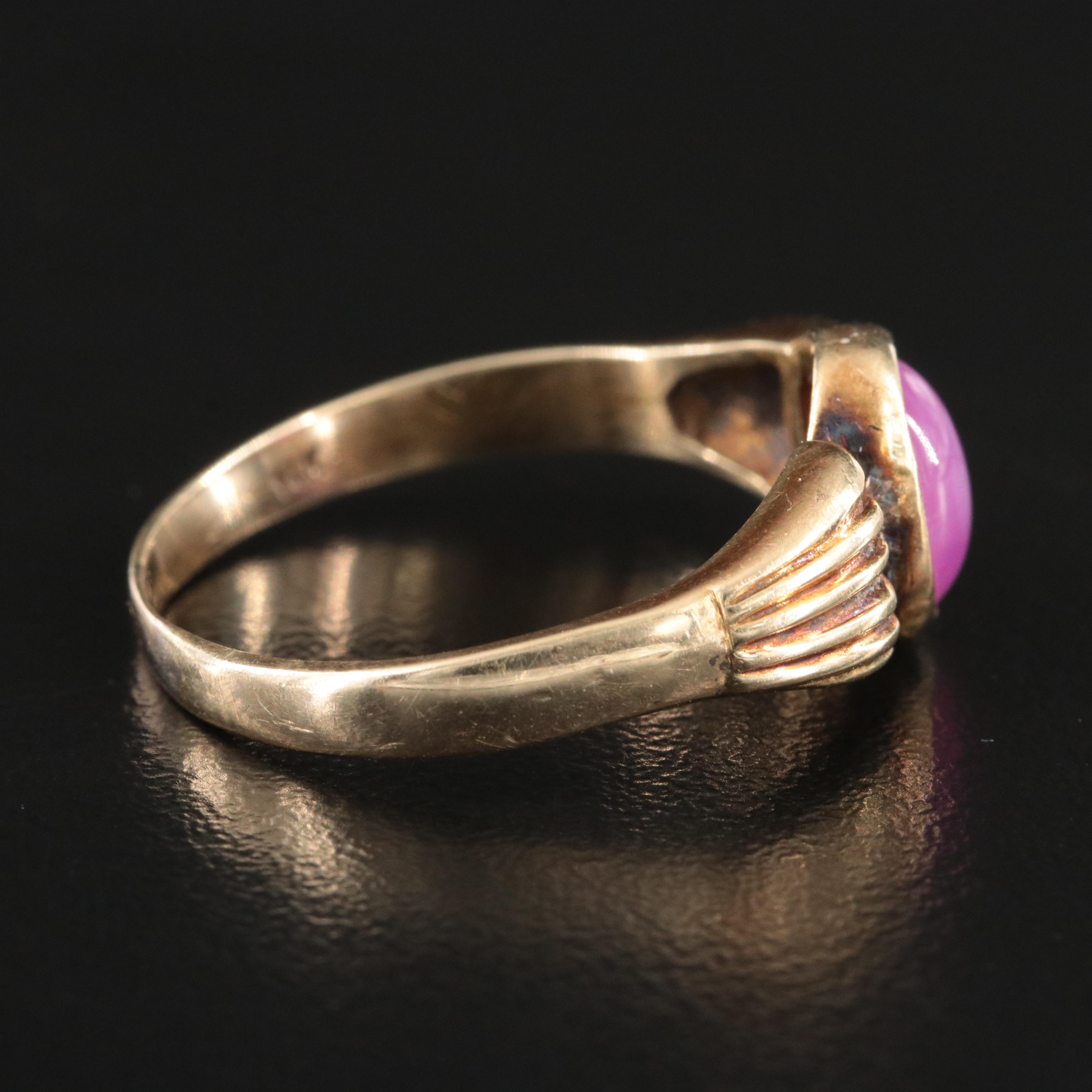 Retro 14K Star Ruby Ring | EBTH
