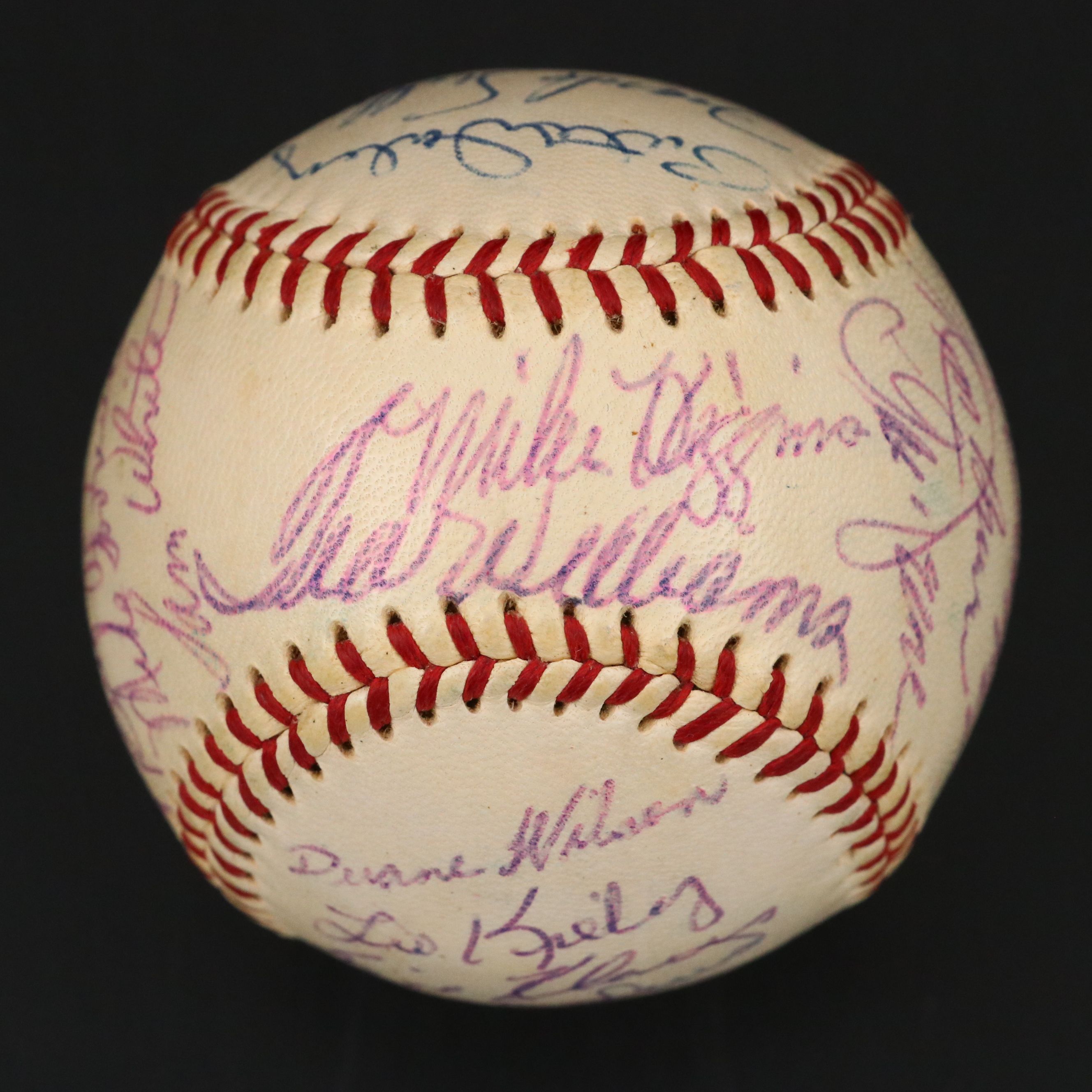 1958 Boston Red Sox Team Signed Reach Official AL Baseball with Ted ...