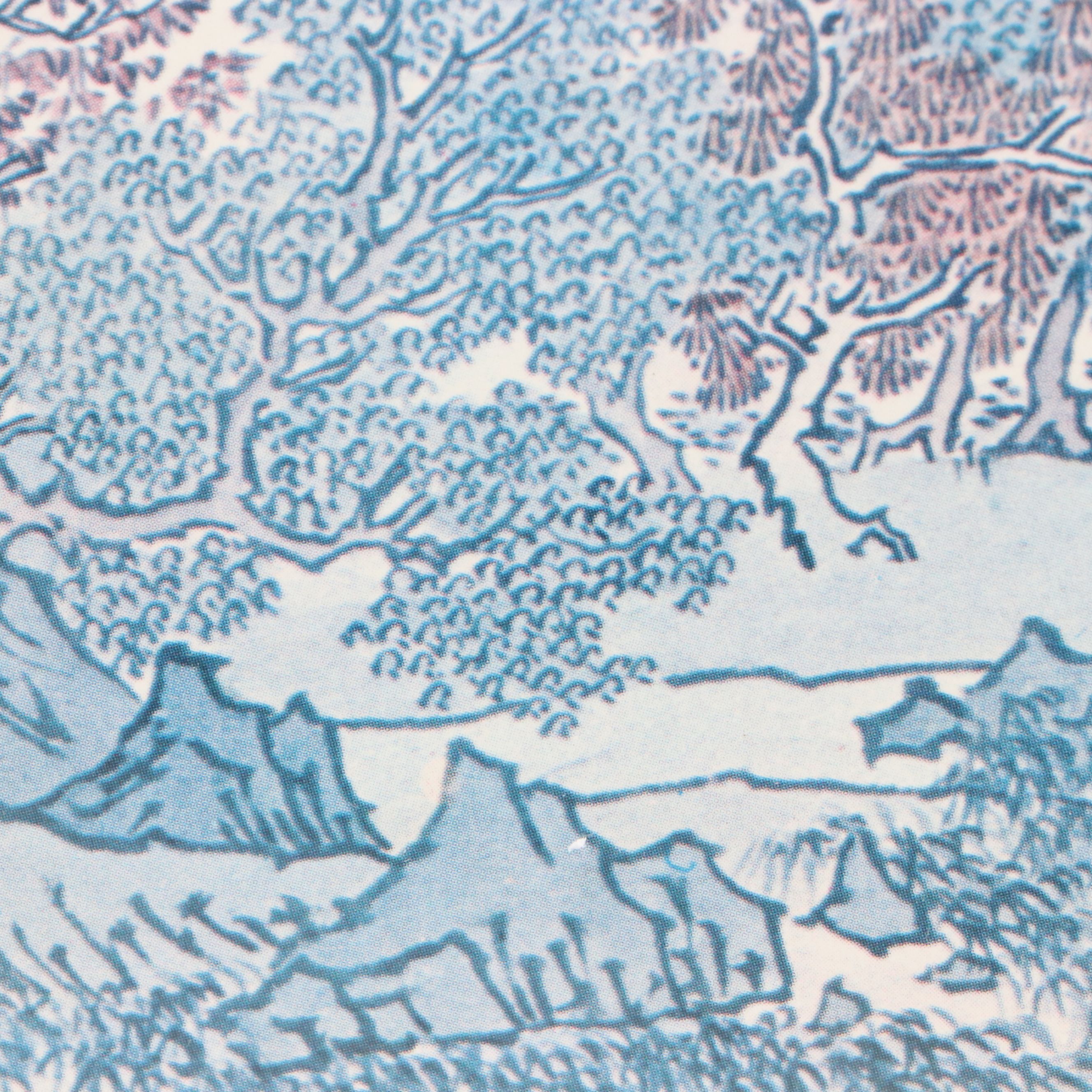 Chinese Landscape Offset Lithograph After Pu Ru | EBTH