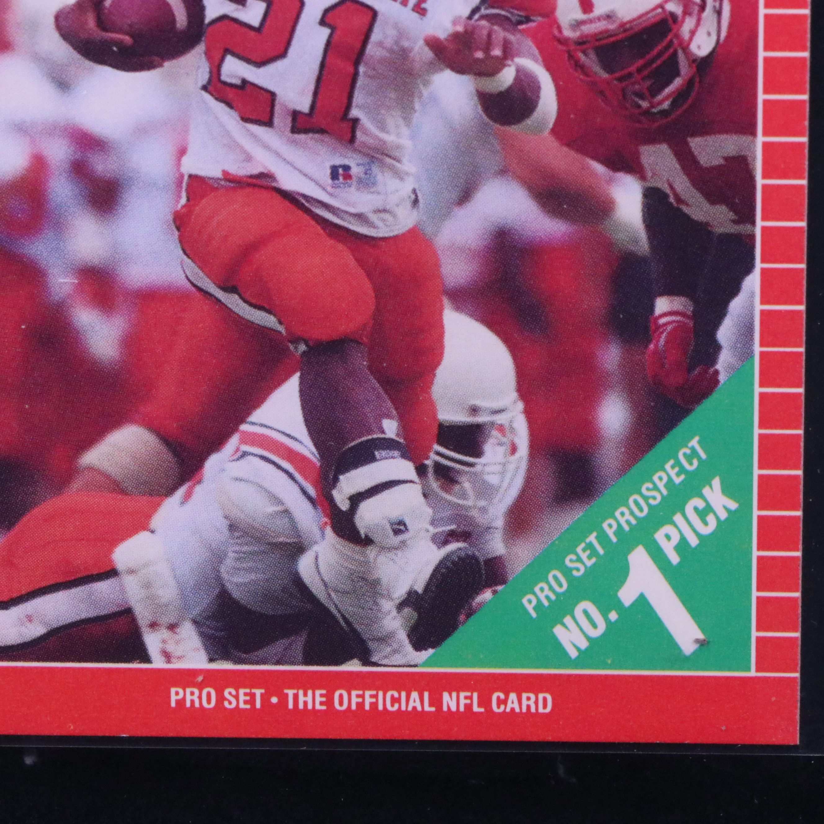 1989 NFL Pro Set Barry Sanders Detroit Lions Rookie Football Card | EBTH