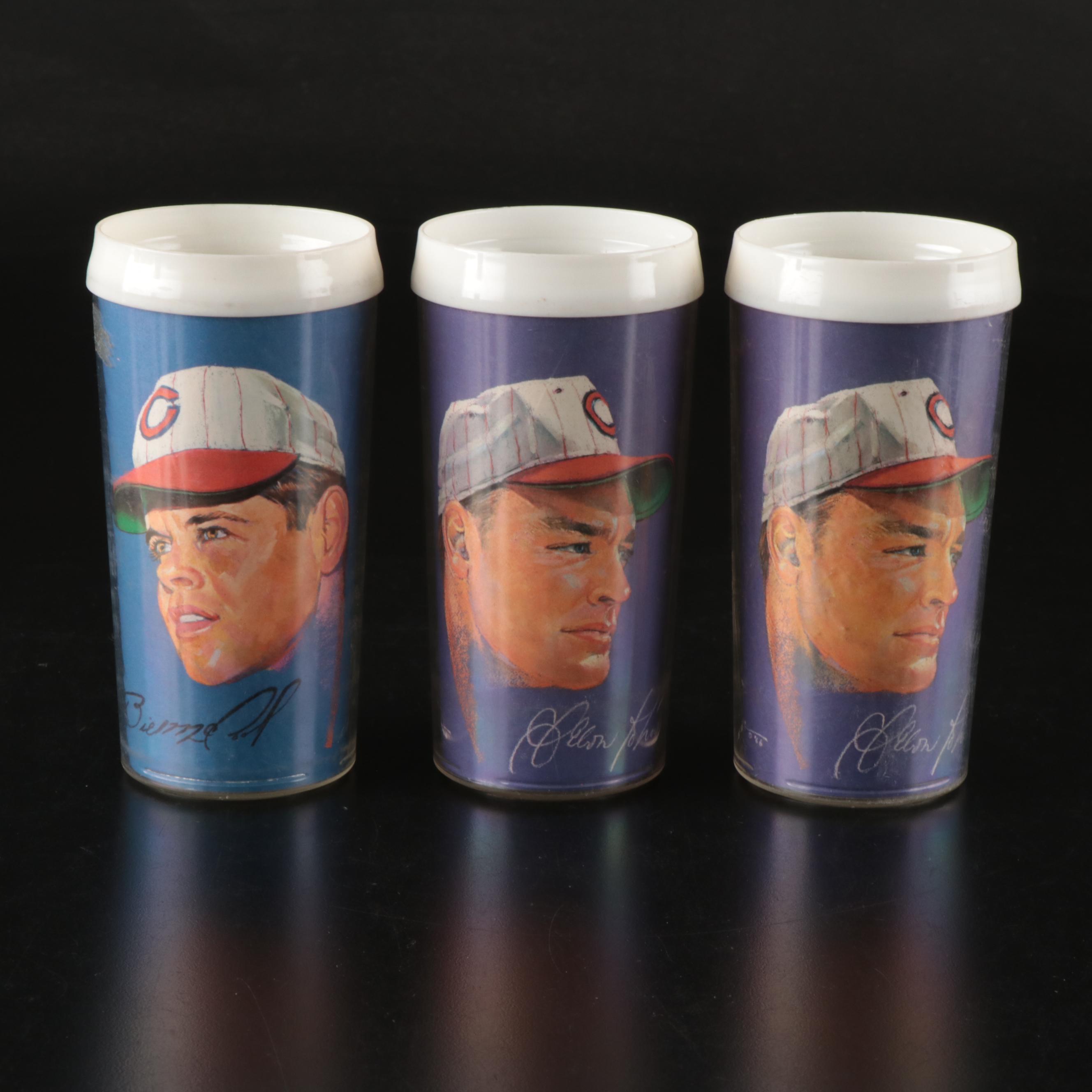 Volpe Cincinnati Reds Player Portrait Tumblers, 1966 | EBTH