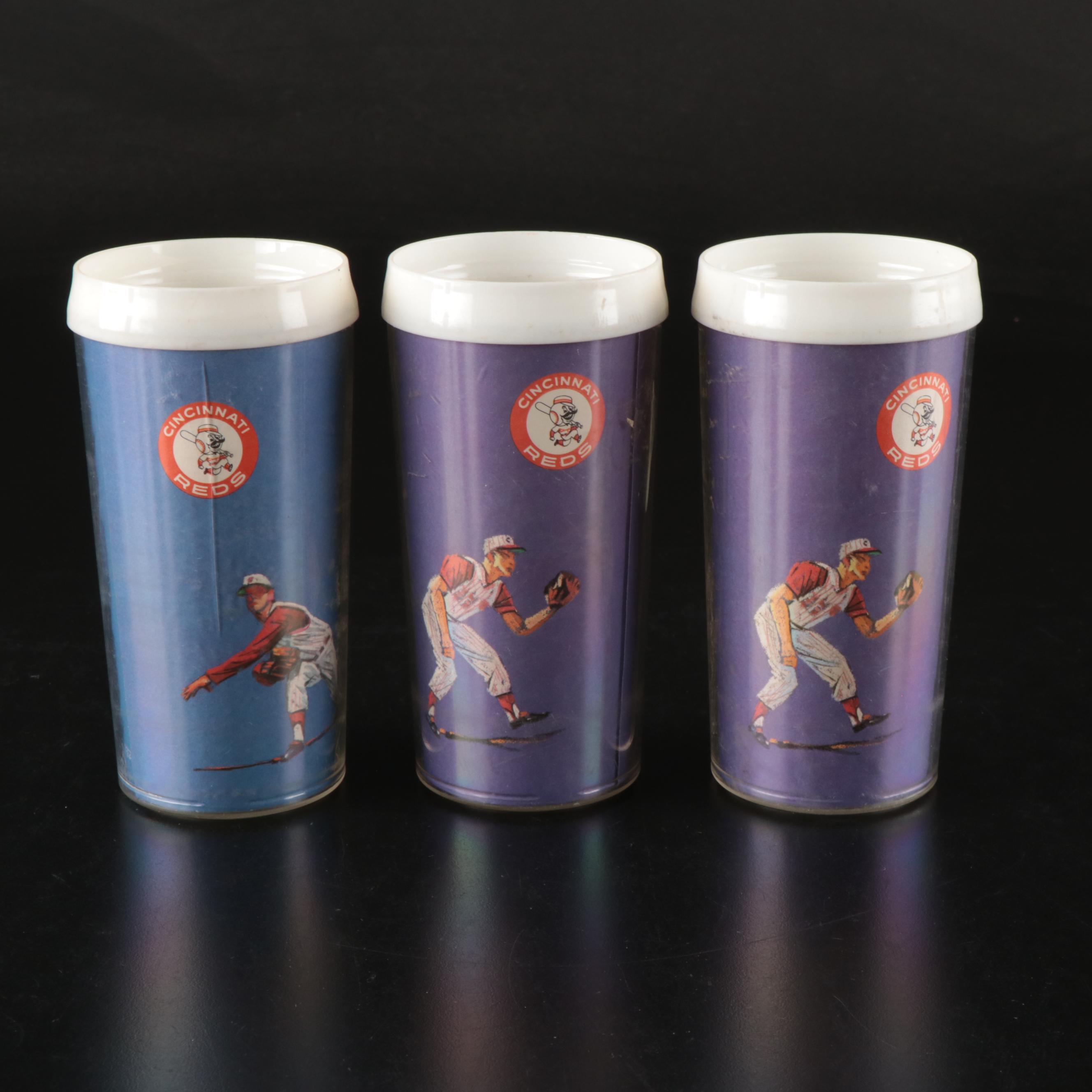 Volpe Cincinnati Reds Player Portrait Tumblers, 1966 | EBTH