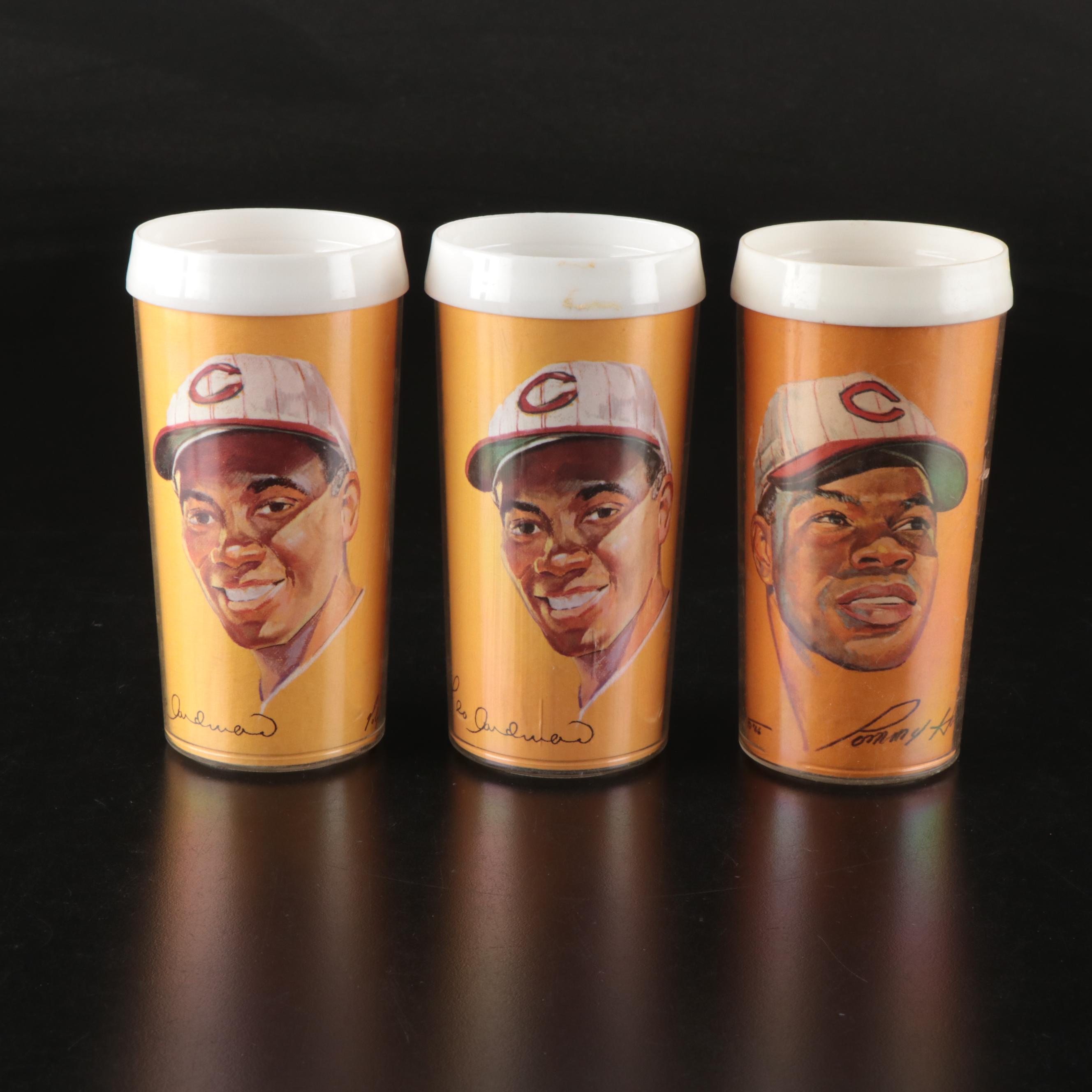 Volpe Cincinnati Reds Player Portrait Tumblers, 1966 | EBTH