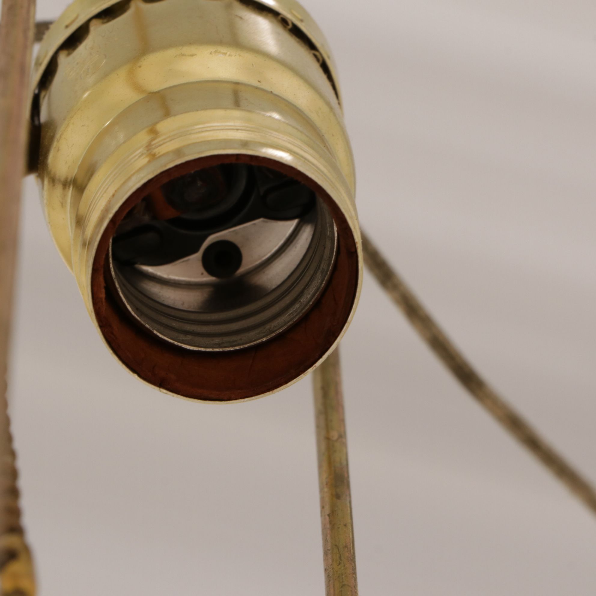 Hollywood Regency Style Pendant Light with Pleated Fabric Shade | EBTH