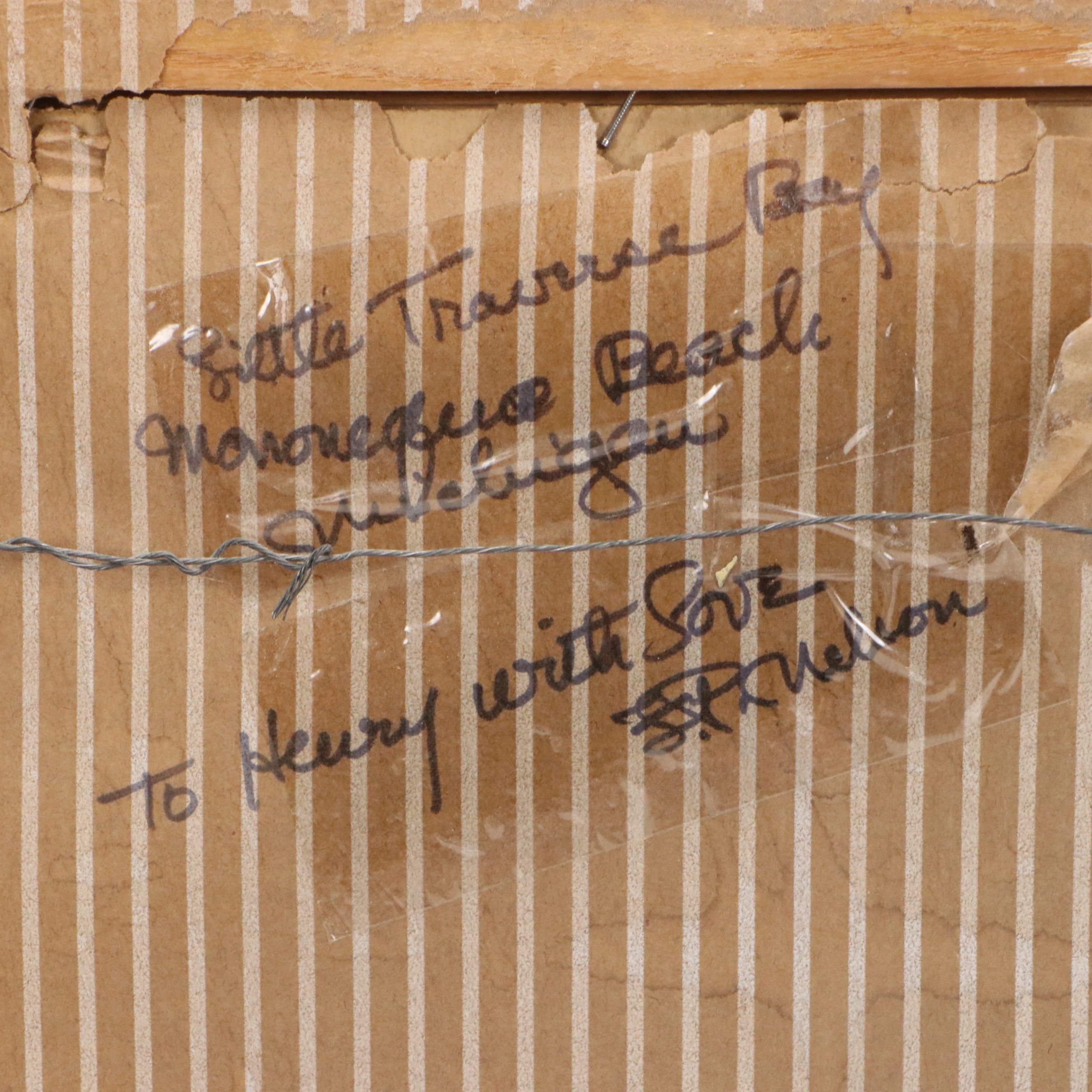 F. Pogue Mountainous Landscape Watercolor Painting | EBTH