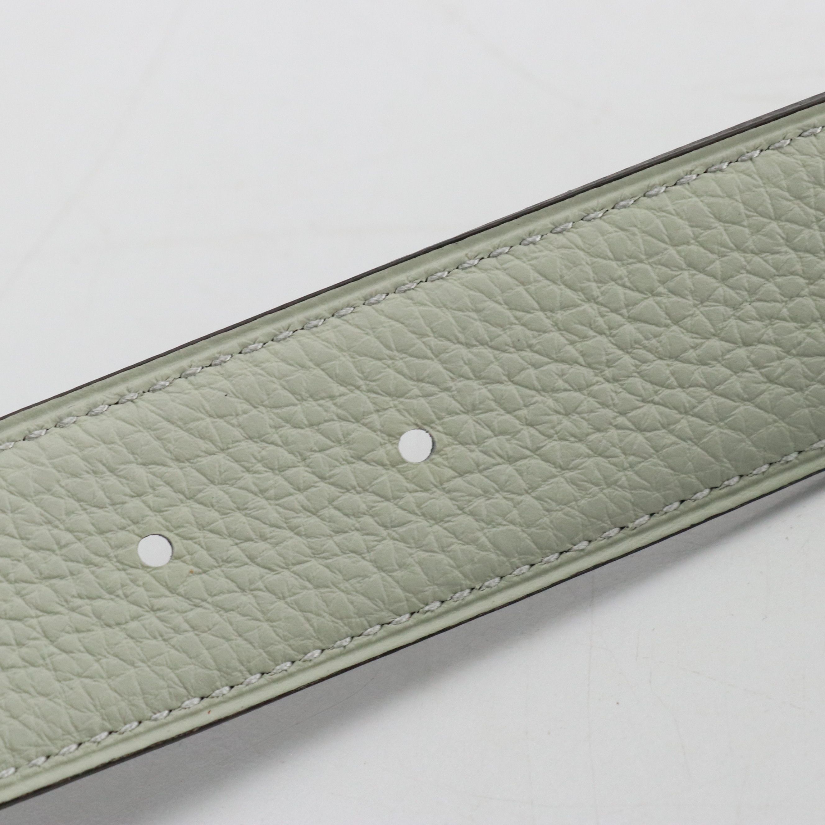 Hermès Reversible Leather Belt with Drawstring Dust Bag and Box | EBTH