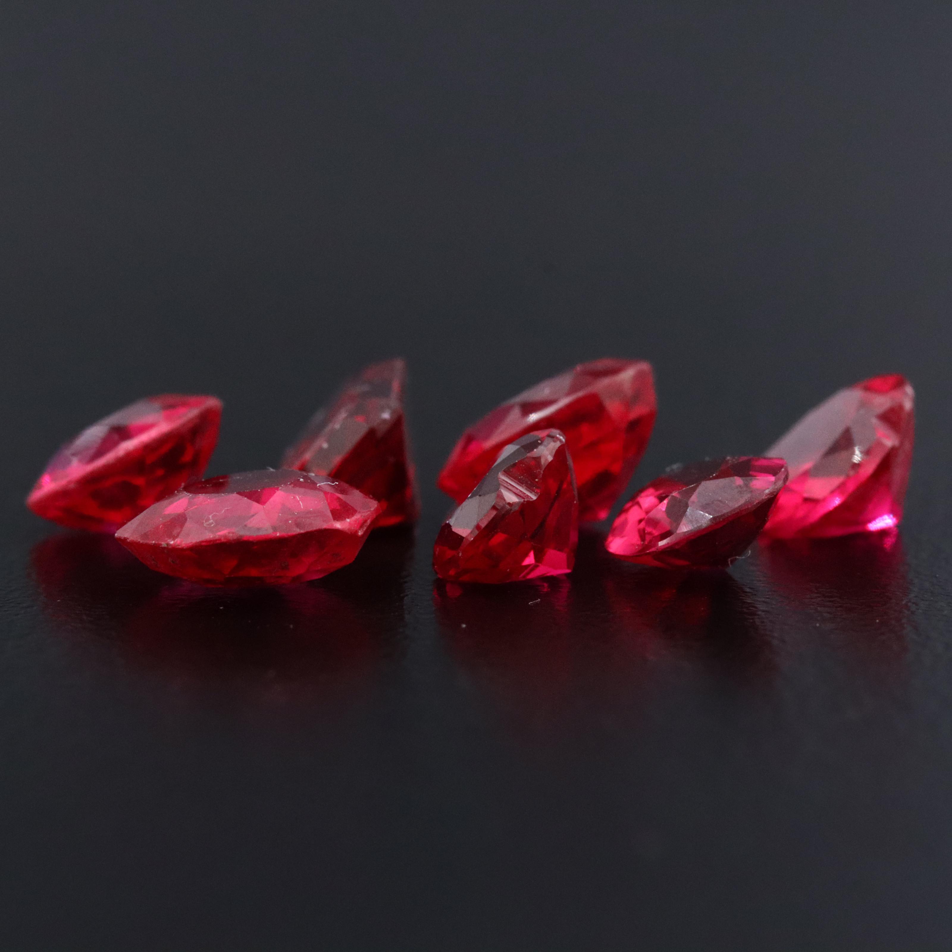 Loose 12.28 CTW Lab Grown Ruby Lot | EBTH