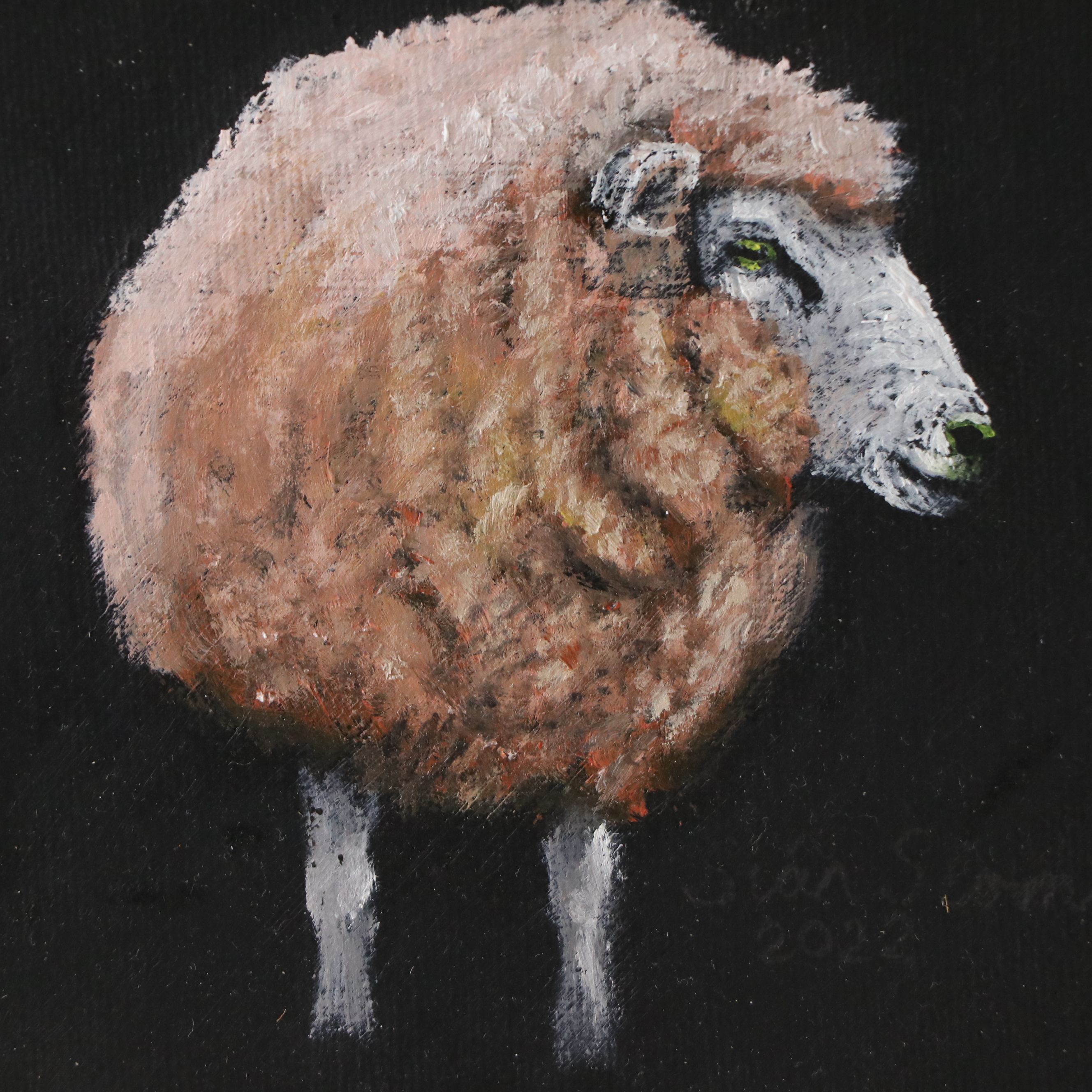 Siân Sloman Oil Painting of Sheep, 2025 | EBTH