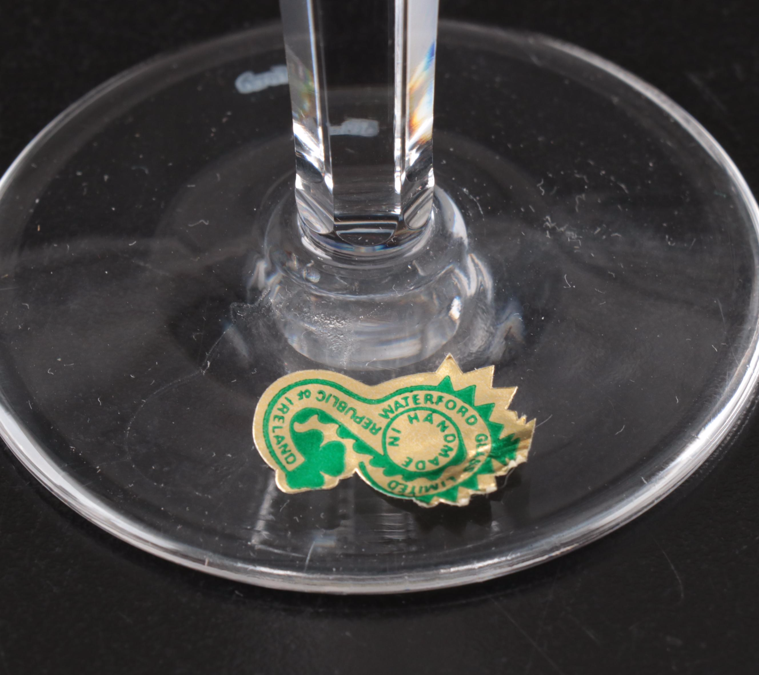 Waterford "Alana" Crystal Hock Wine Glasses with Carafe | EBTH