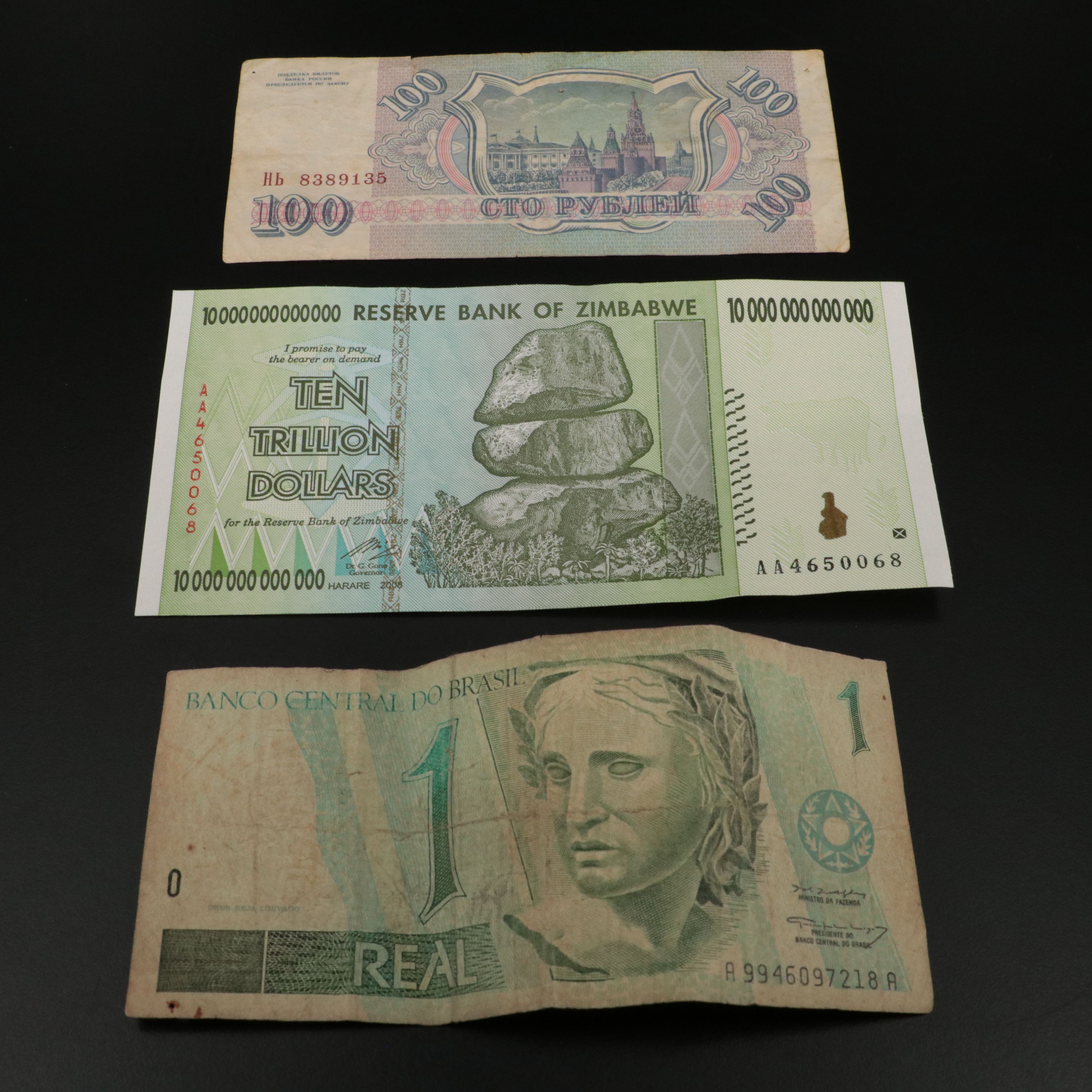 Nine Foreign Banknotes | EBTH