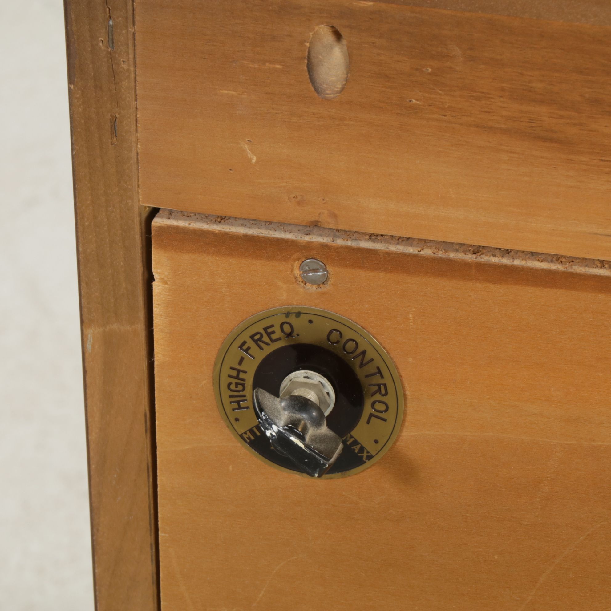 Oak Console Cabinet with Garrard Turntable and Stereophonic Amplifier ...