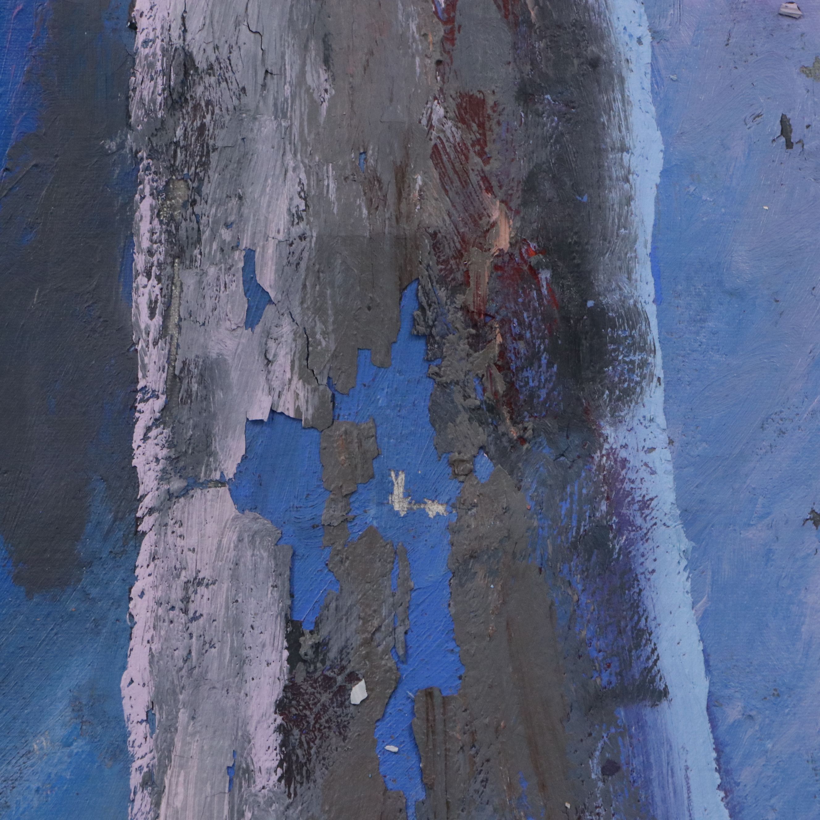 Howard Storm Monumental Acrylic Painting of Figures in Woods, Late 20th ...