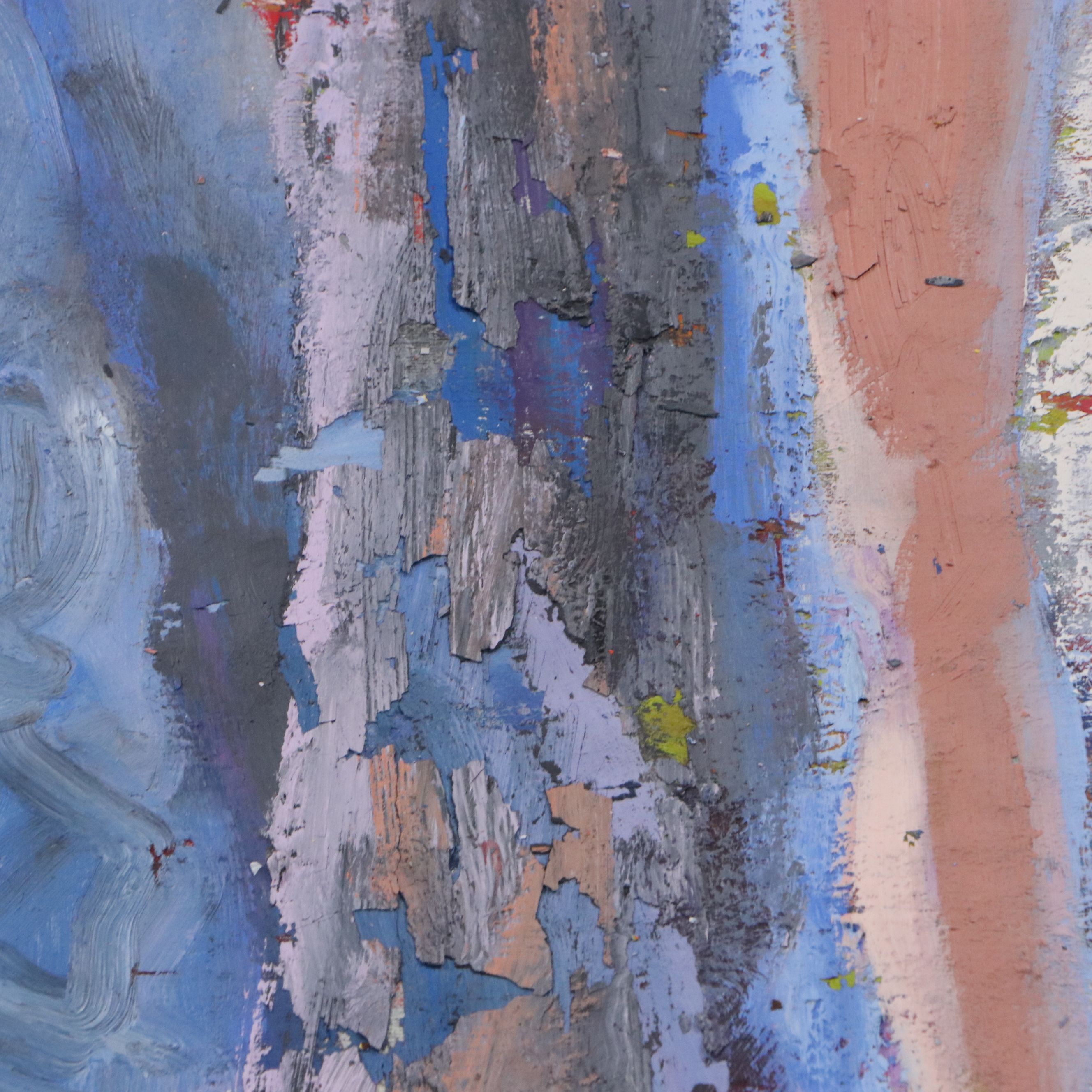 Howard Storm Monumental Acrylic Painting of Figures in Woods, Late 20th ...