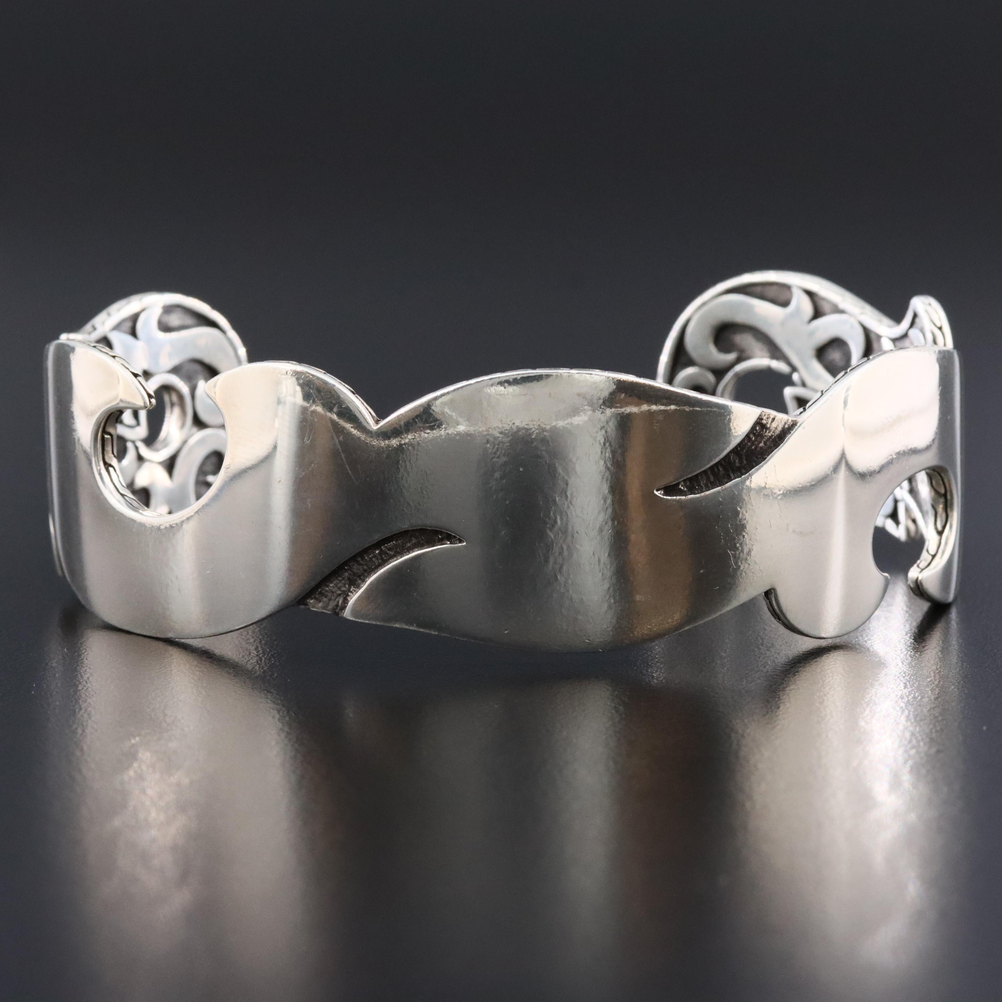 John Hardy Dayak Sterling Cuff Bracelet | EBTH