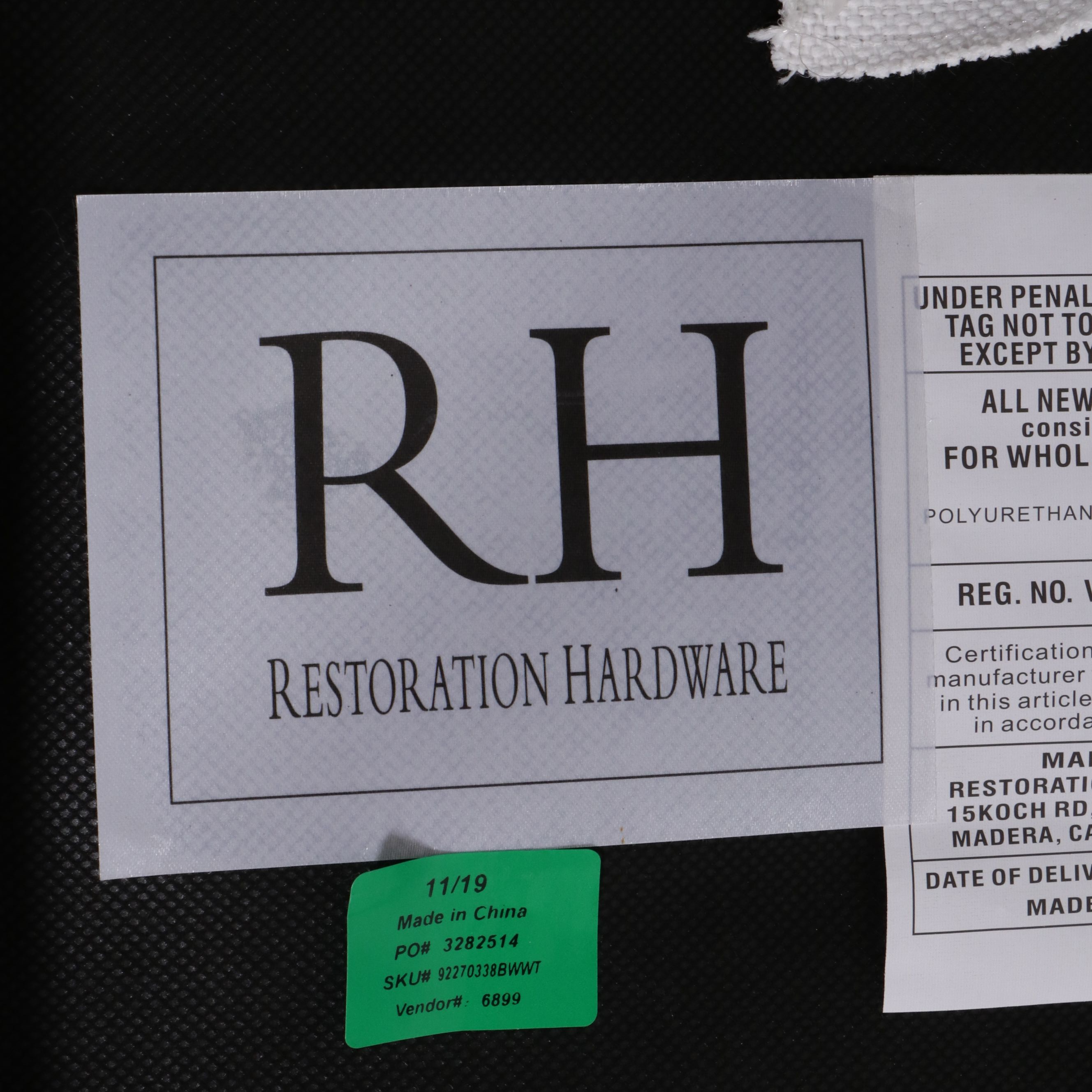 Restoration Hardware Modern Dining Table with Dining Chairs | EBTH