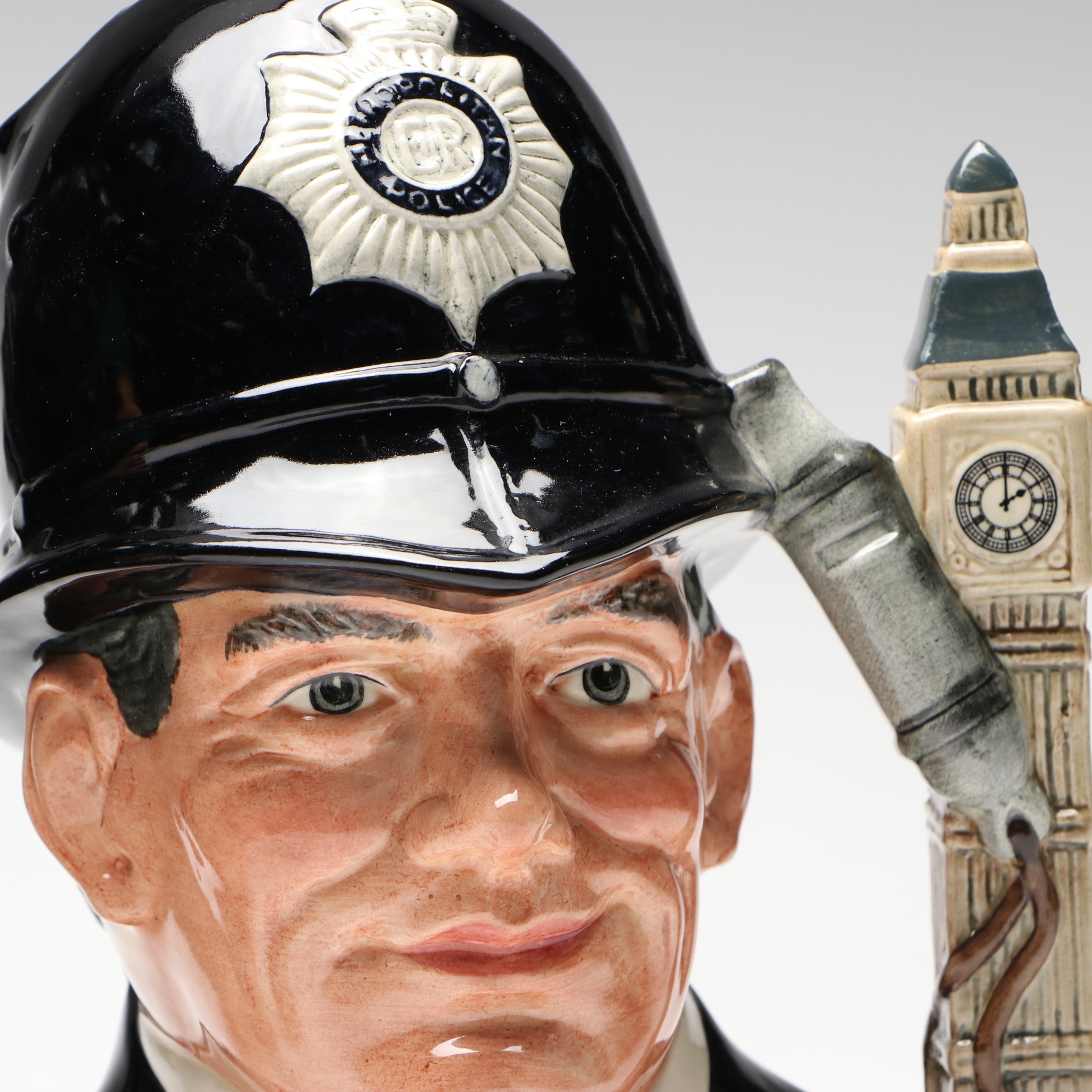Royal Doulton "Dick Turpin" and "The London Bobby" Character Jugs | EBTH