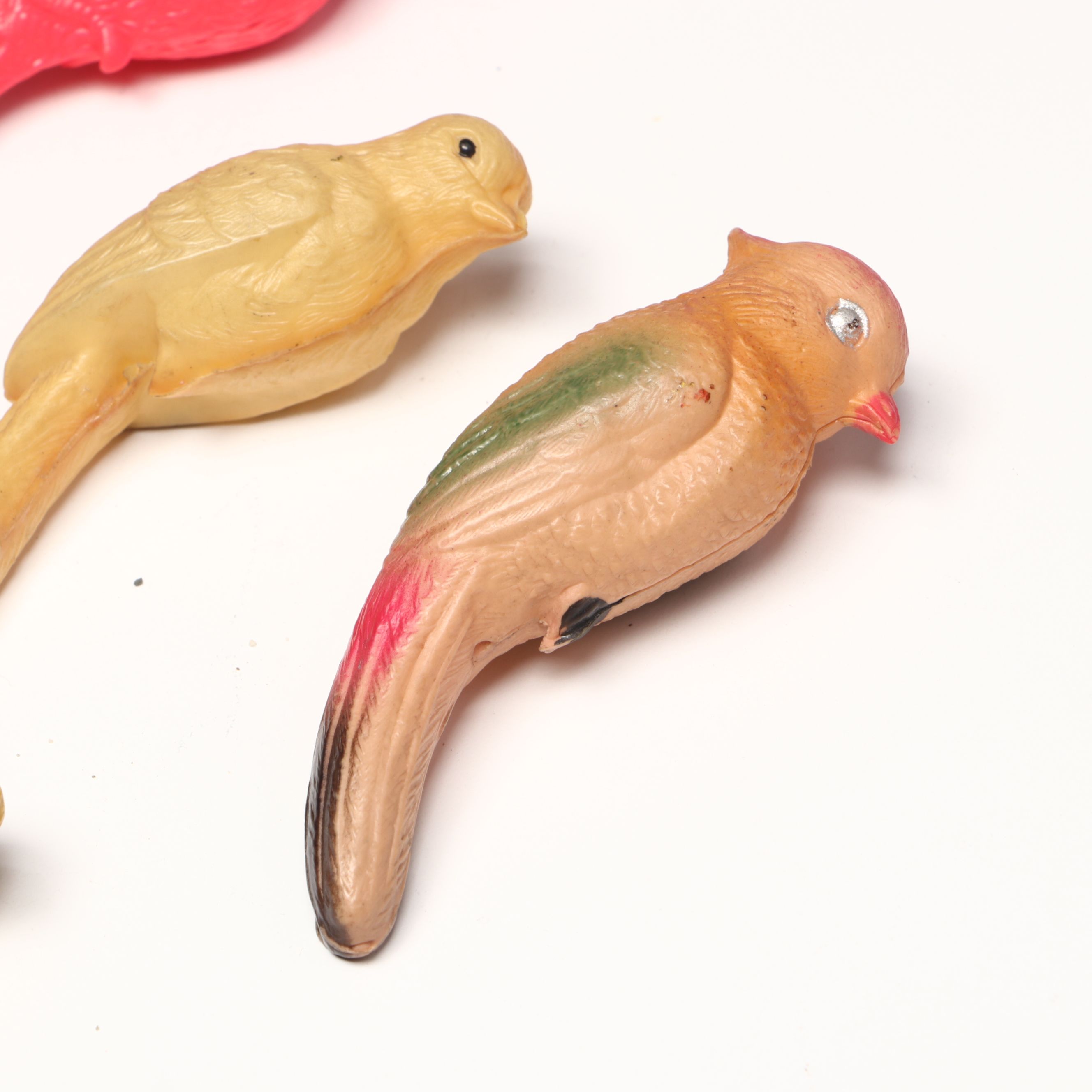 Celluloid Balancing Bird Rattles, Mid-20th Century | EBTH