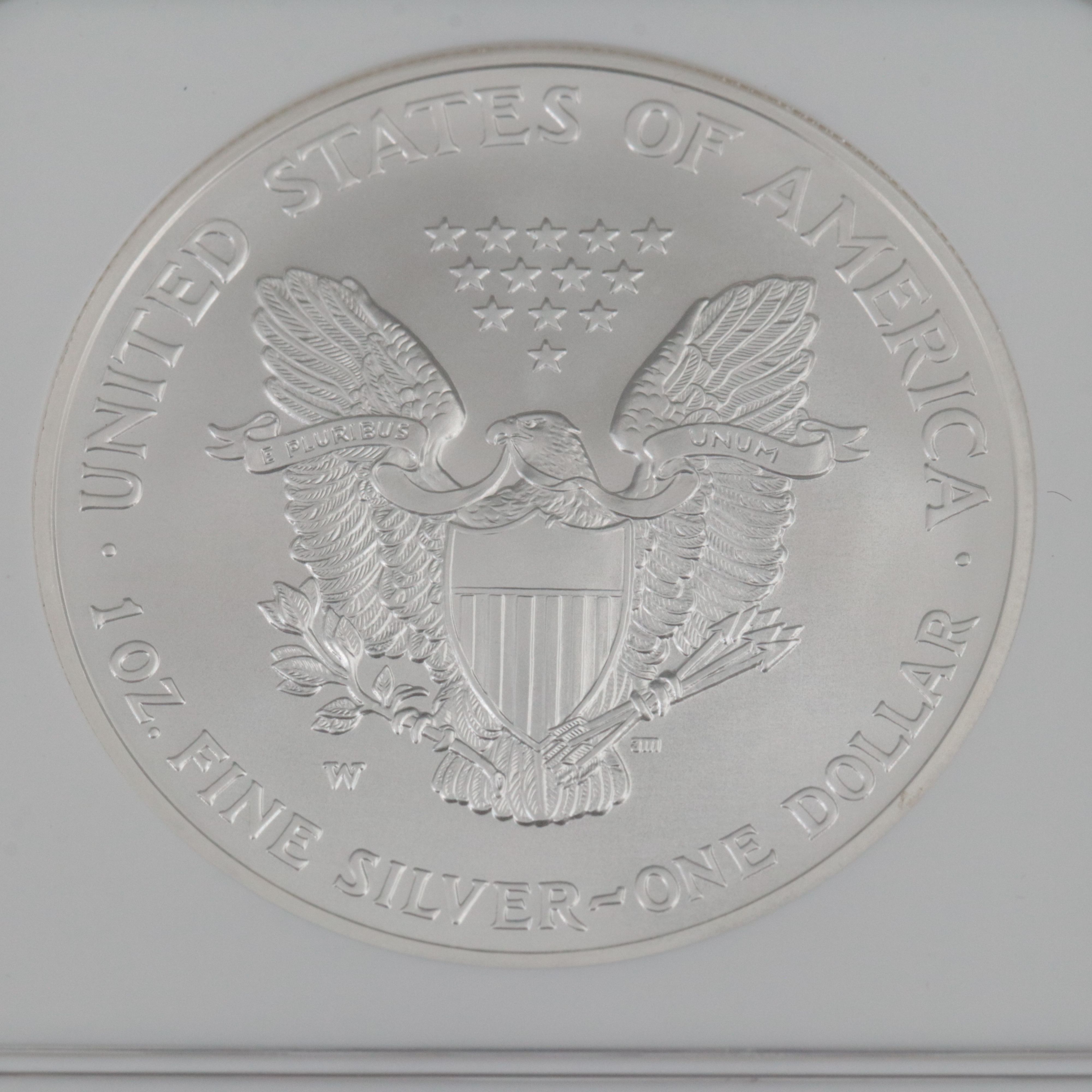 NGC Graded MS70 2008-W Reverse of 2007 $1 American Silver Eagle | EBTH