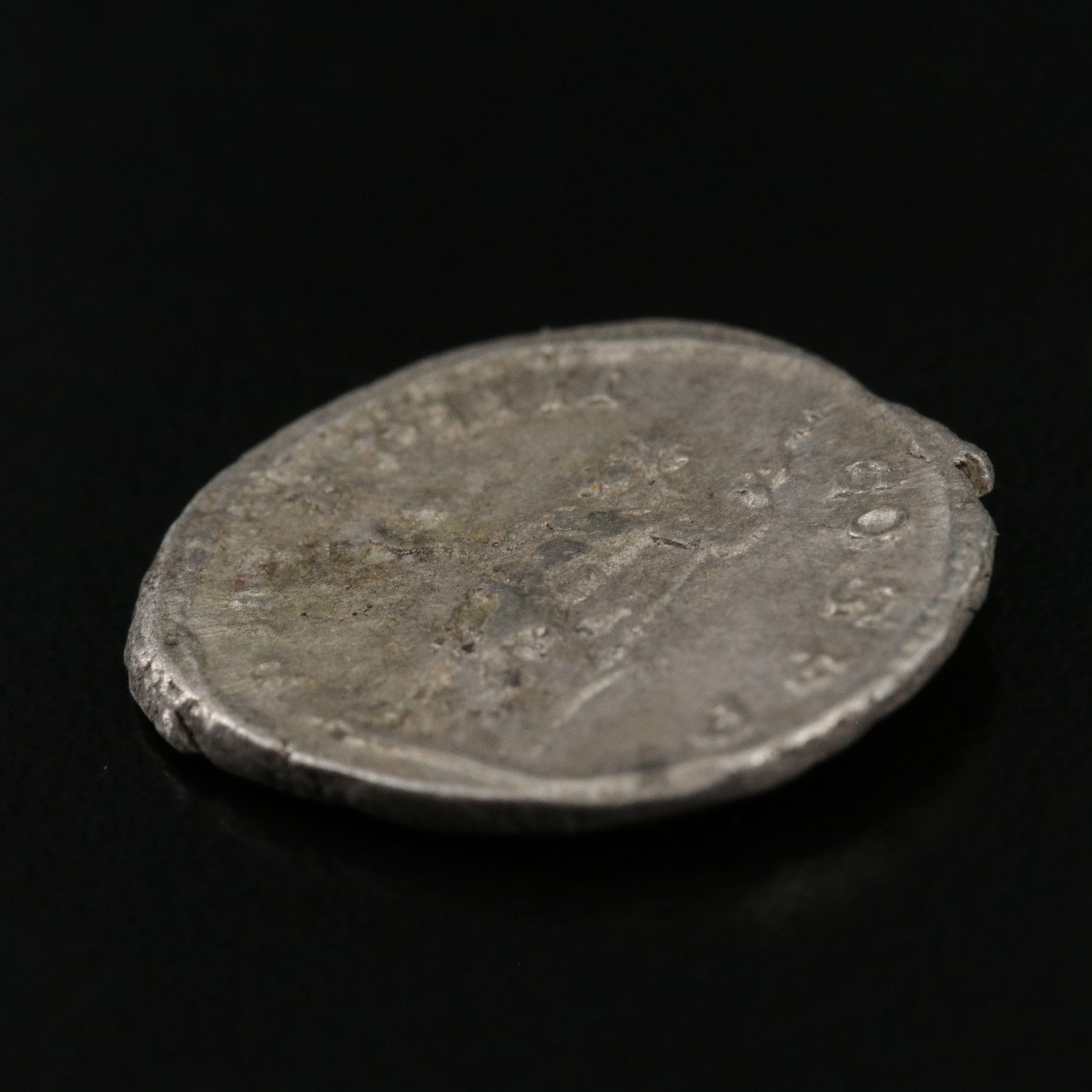 Ancient Roman Imperial AR Denarius Coin of Severus Alexander, ca. 225 A ...