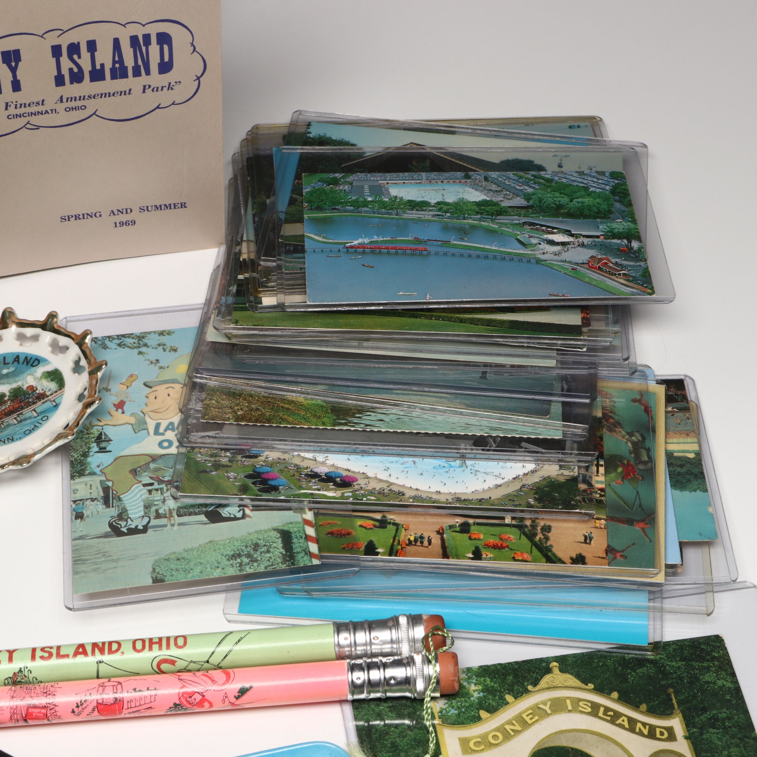 Cincinnati Coney Island Postcards, Pickets, Ashtrays and More ...