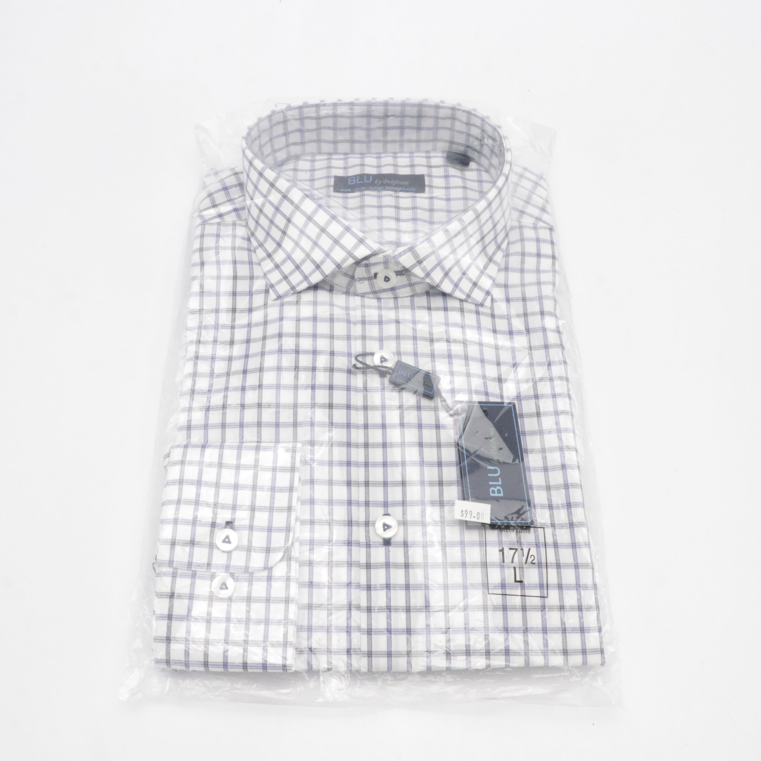 Men's Damon and Blu by Polifroni Cotton Button-Front Shirts, With Tags ...