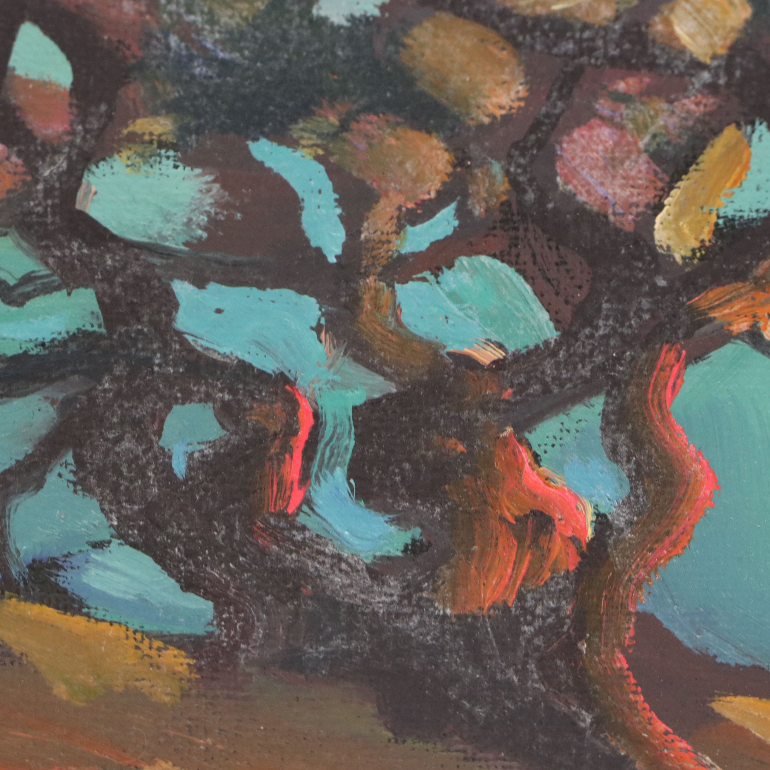 William Hawkins Nocturne Landscape Oil Painting with Gnarly Tree | EBTH