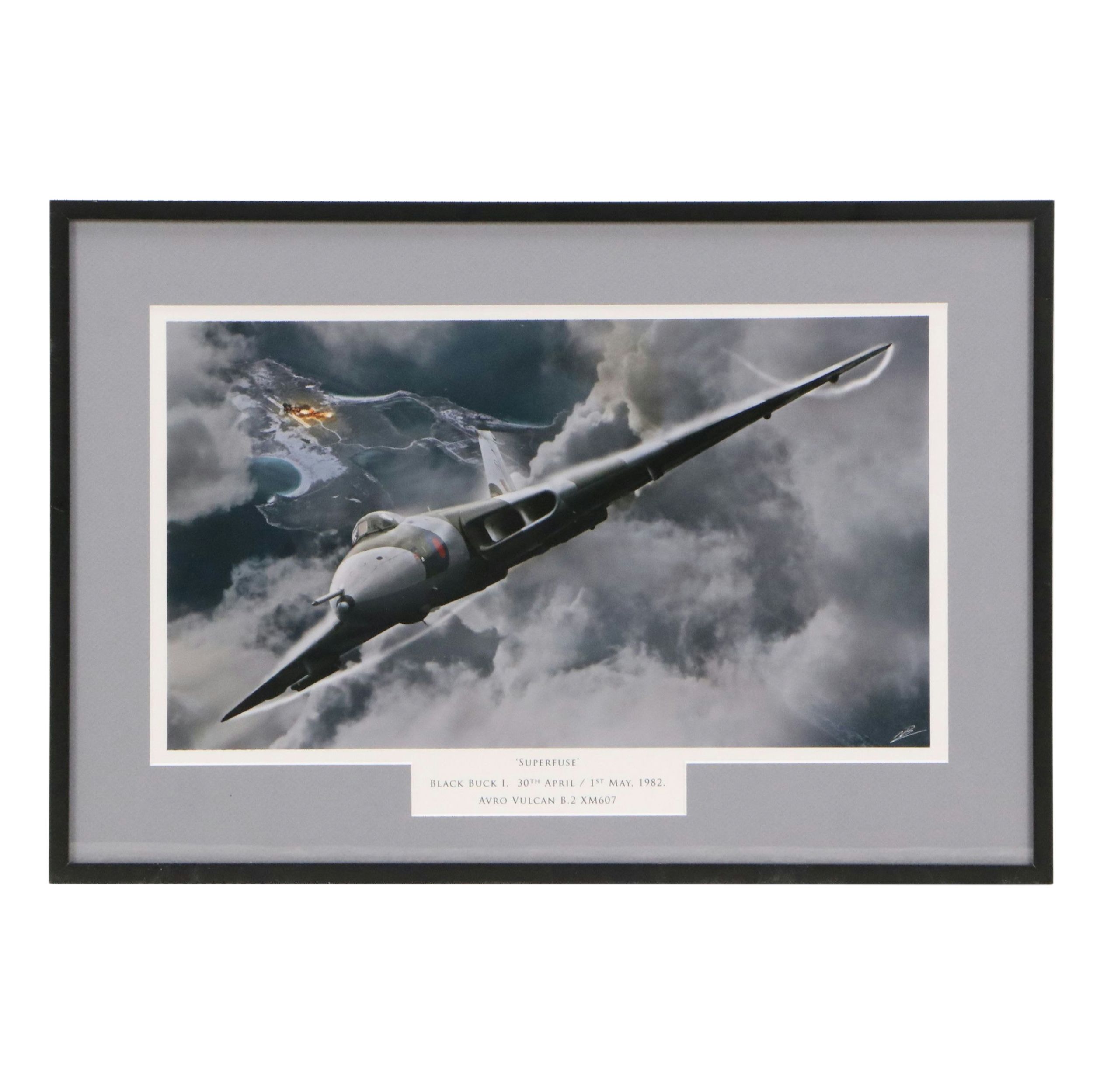 Aviation Digital Print "Superfuse," 1982 | EBTH
