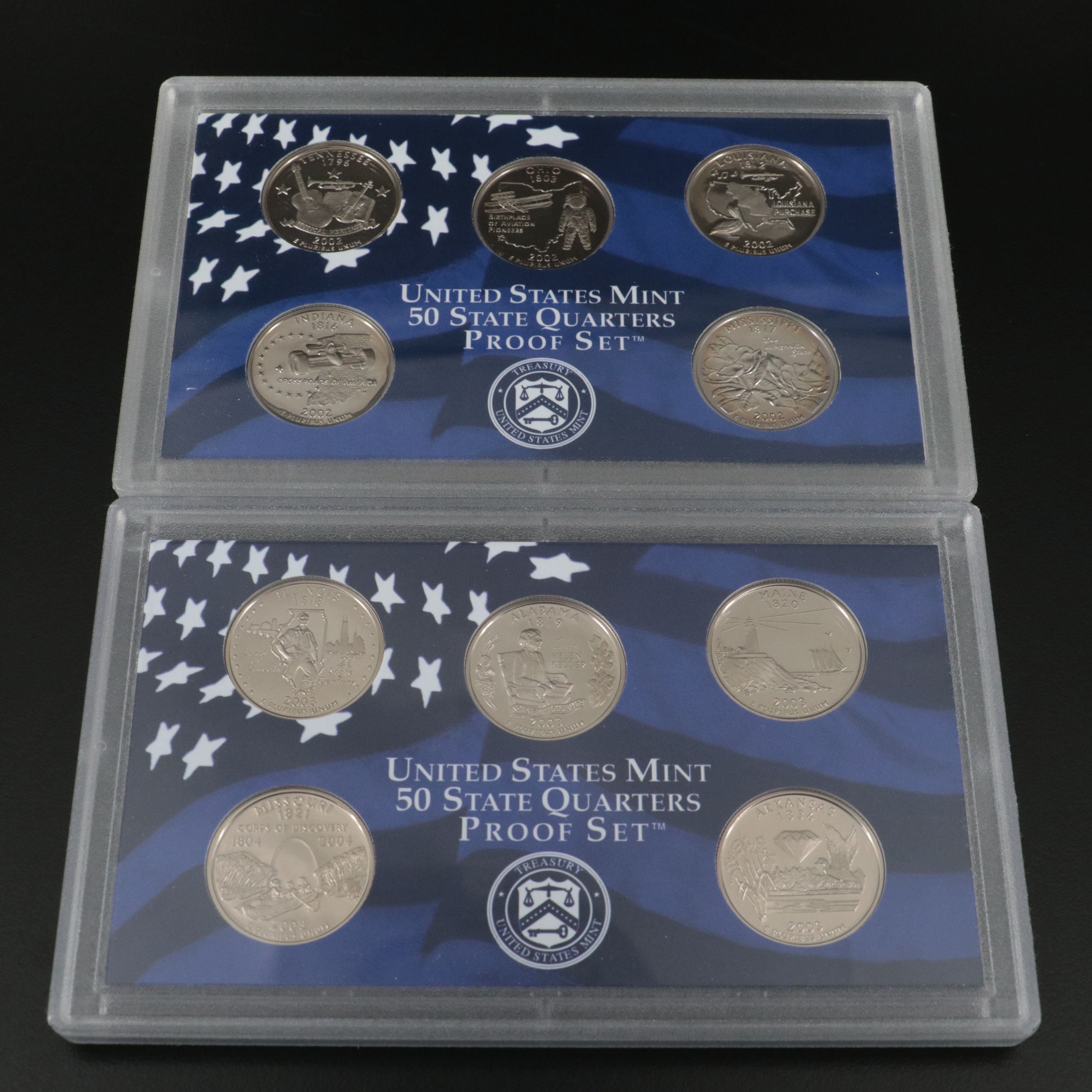 Complete Collection of Proof State Quarter Sets 1999-2009 | EBTH