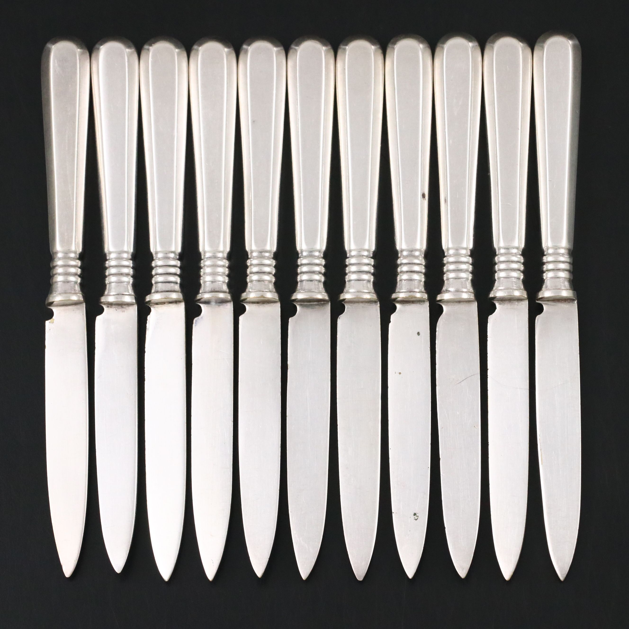 Fraget Silver Plate Fruit Knives | EBTH