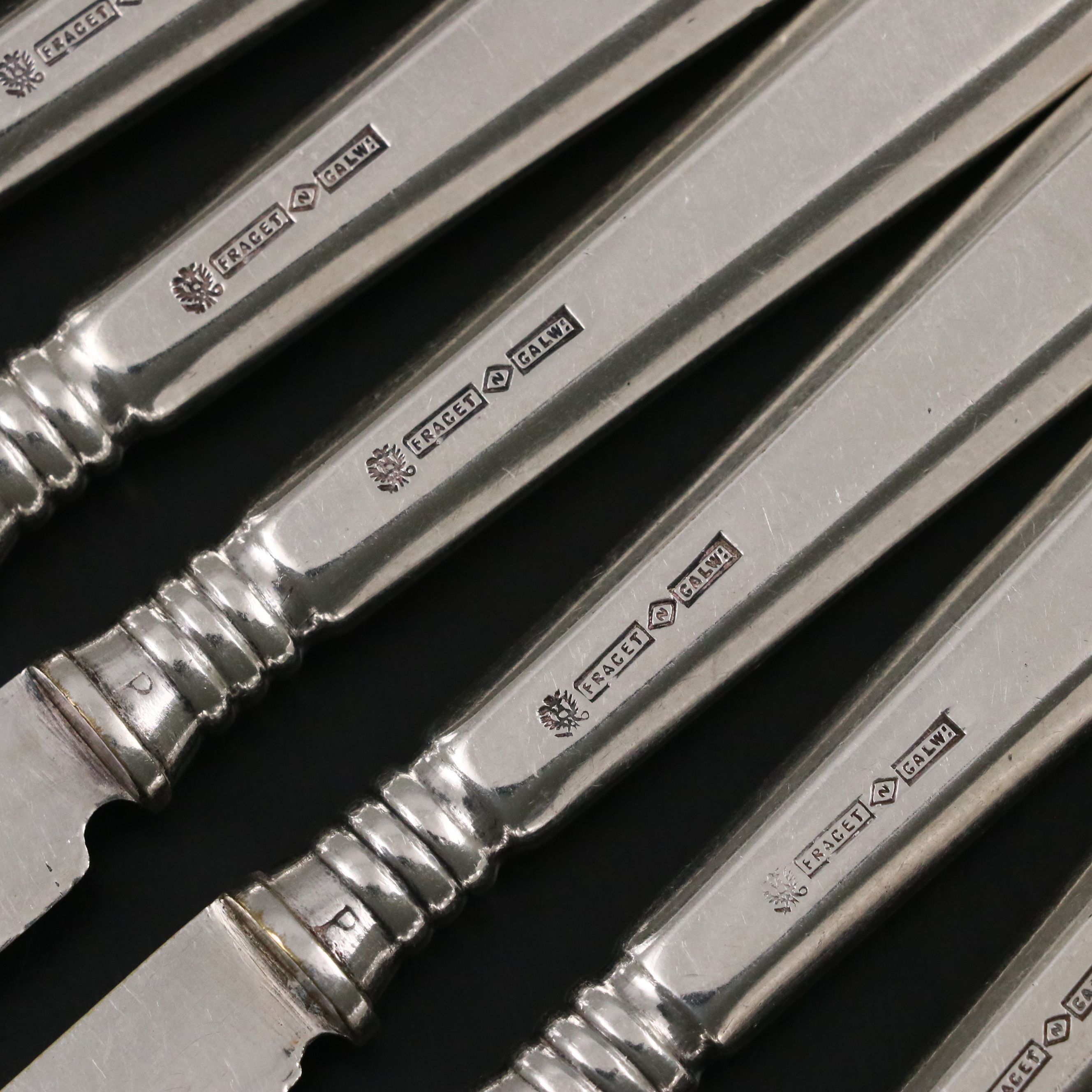 Fraget Silver Plate Fruit Knives | EBTH