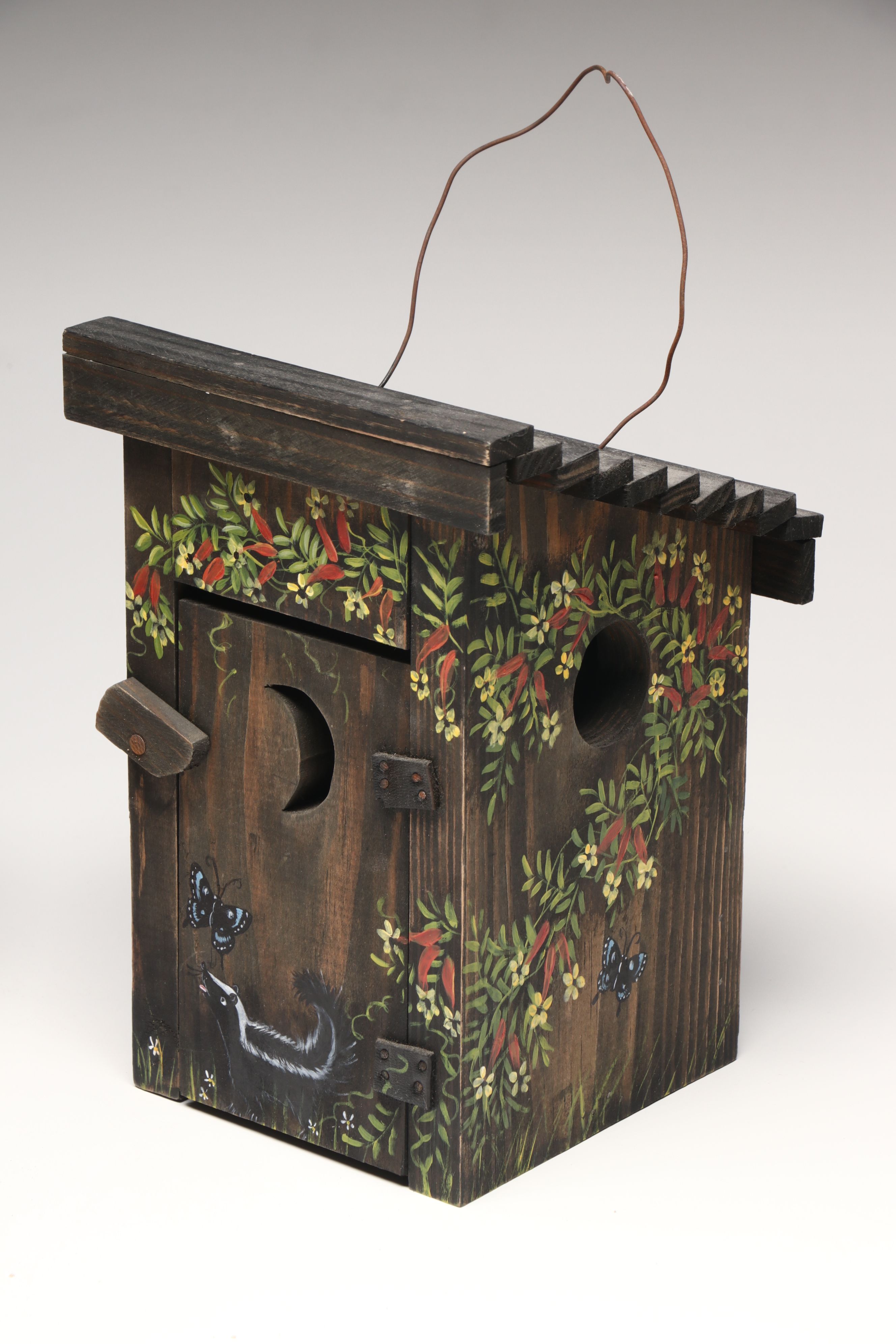 The Little White Barn Co. Stone with More Wood Birdhouses | EBTH