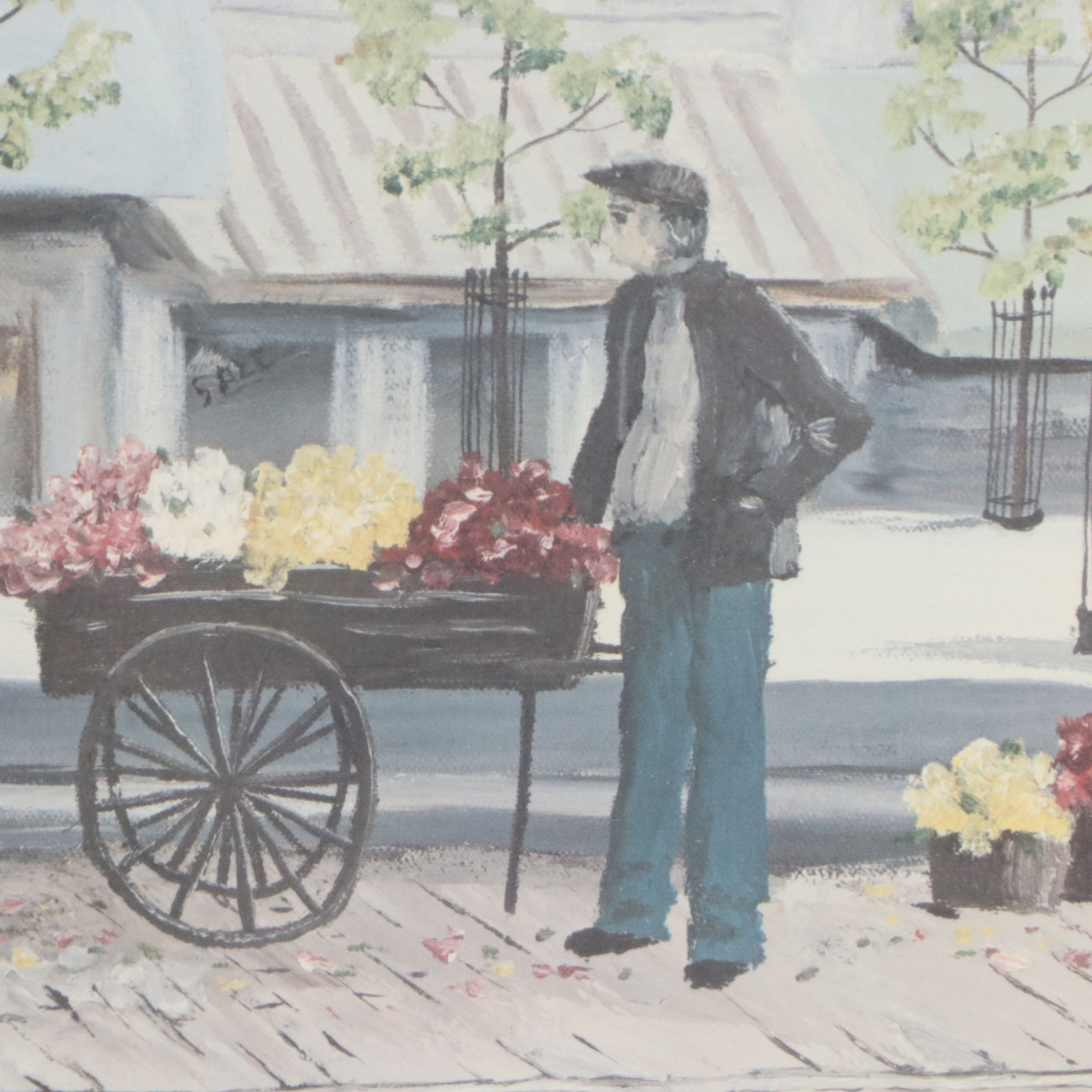 Jennifer Ann Brashear Offset Lithograph "A Gift for the Queen," Circa ...