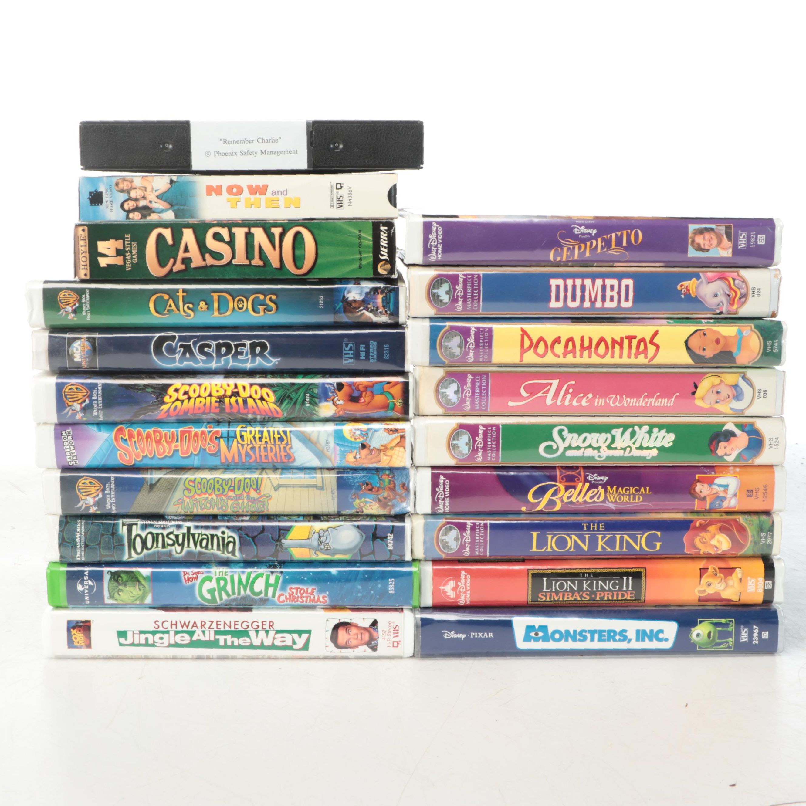 Disney "Alice in Wonderland", "The Lion King" and Other VHS Tapes | EBTH