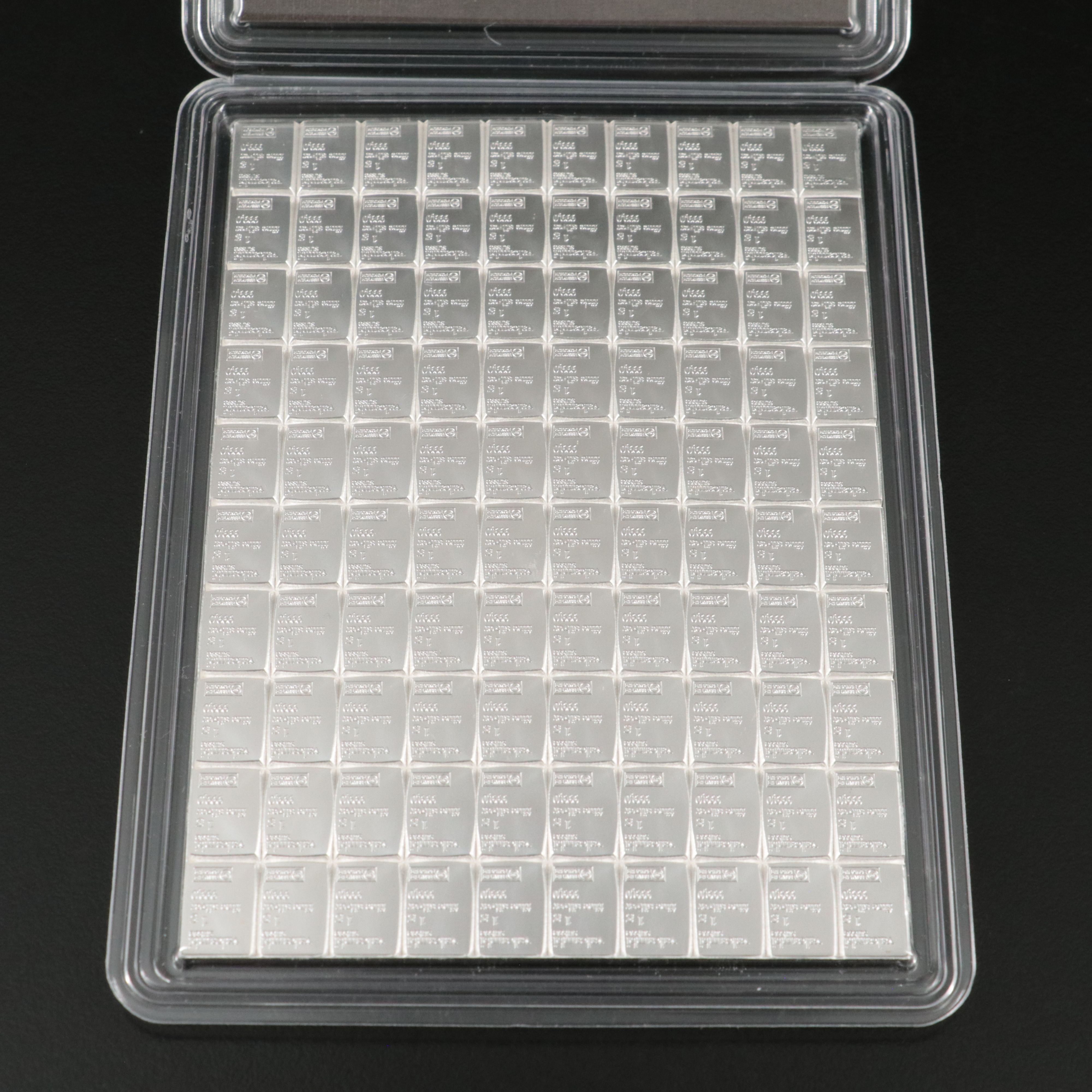 Valcambi 100 Gram Segmented .999 Silver Bar | EBTH