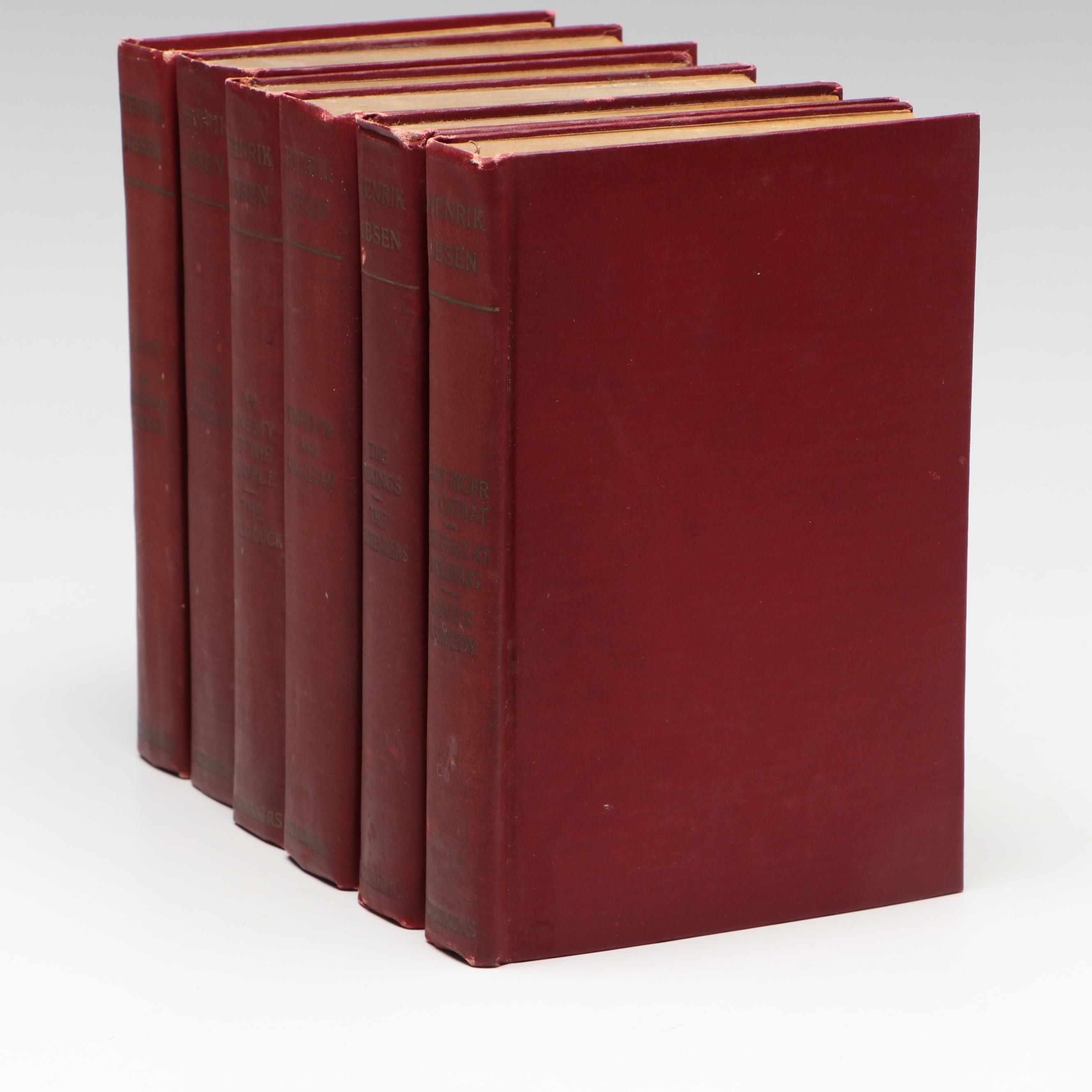 Copyright Edition "The Collected Works of Henrik Ibsen" Partial Set ...