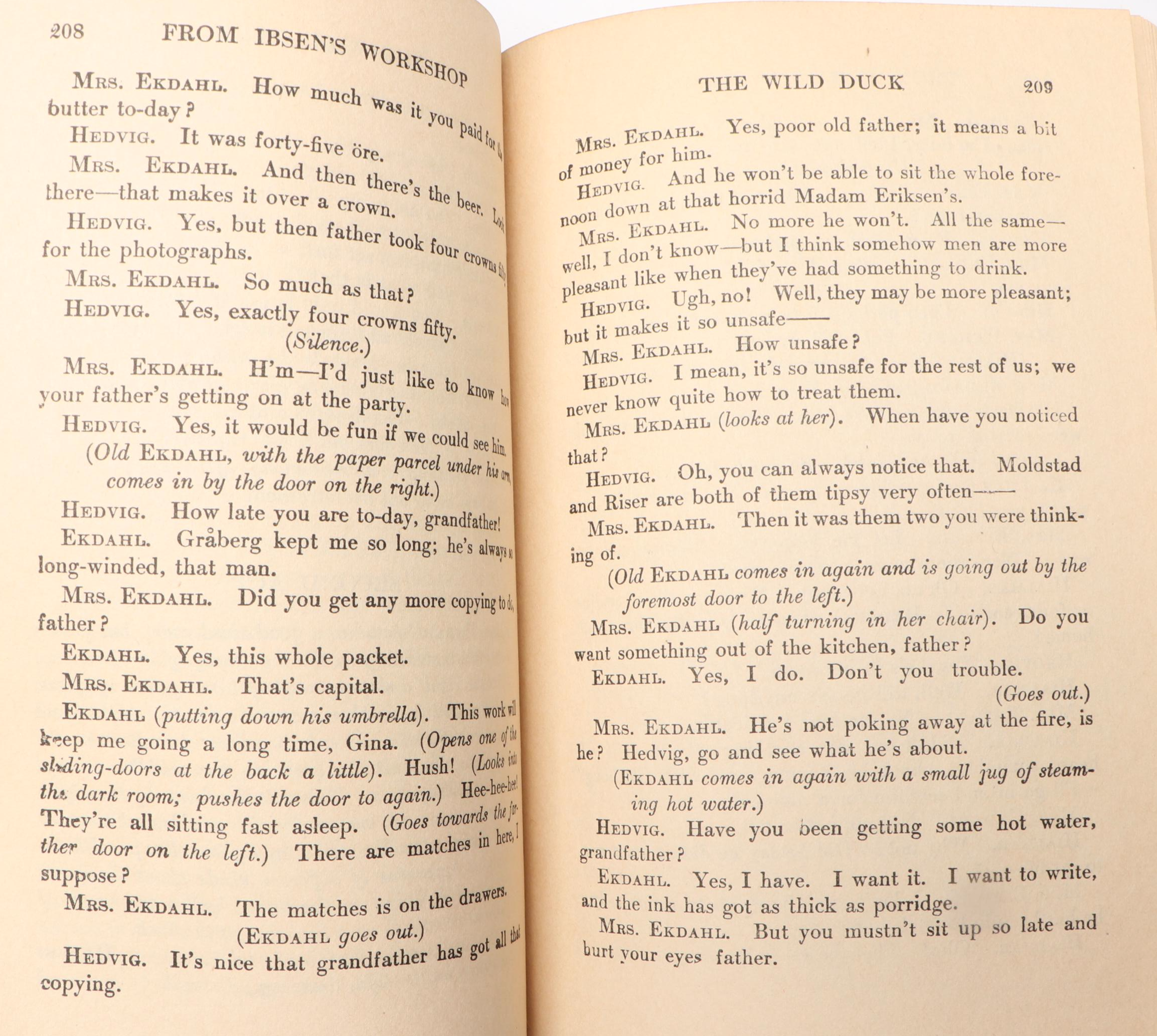 Copyright Edition "The Collected Works of Henrik Ibsen" Partial Set ...