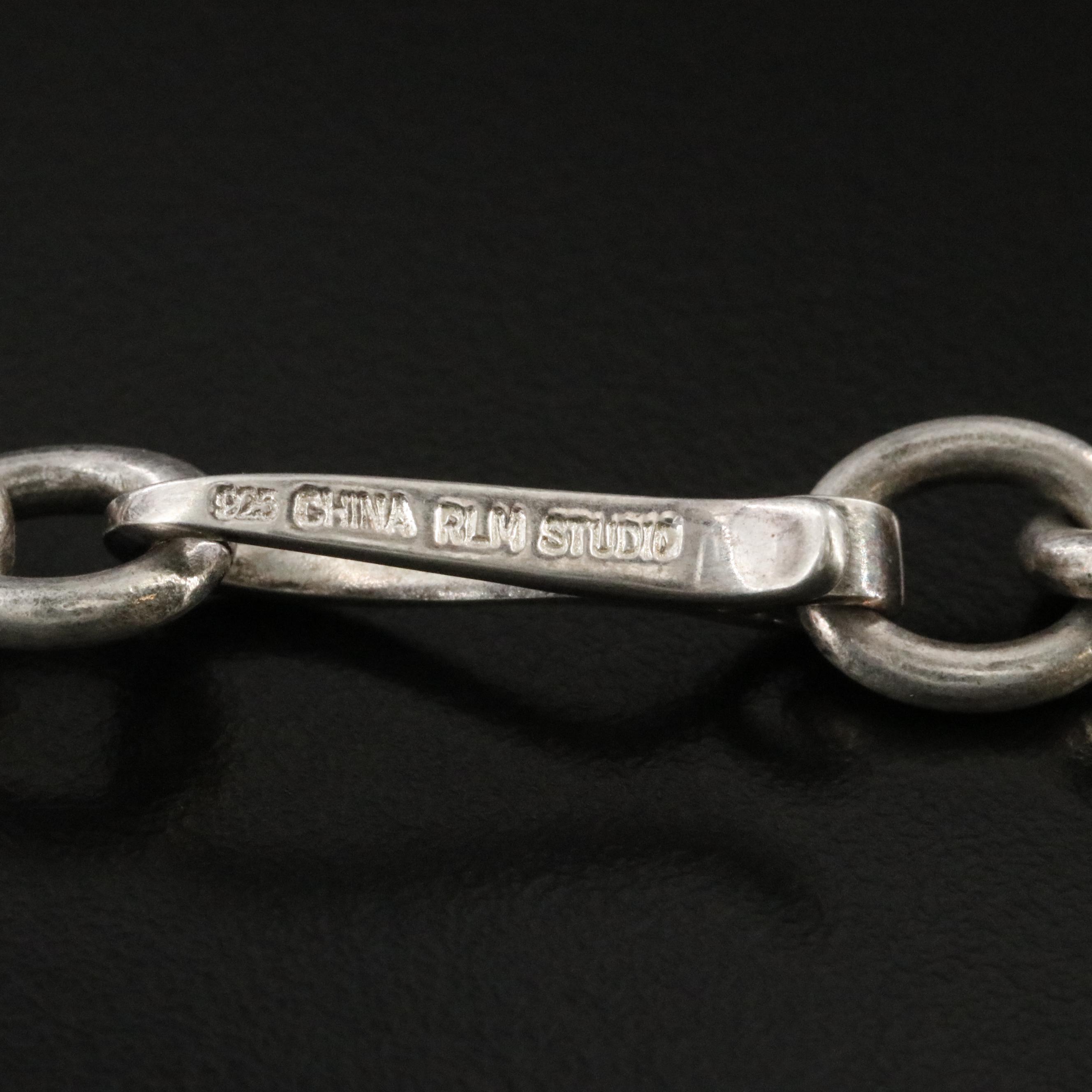 Robert Lee Morris Studio Sterling Fringe Necklace | EBTH