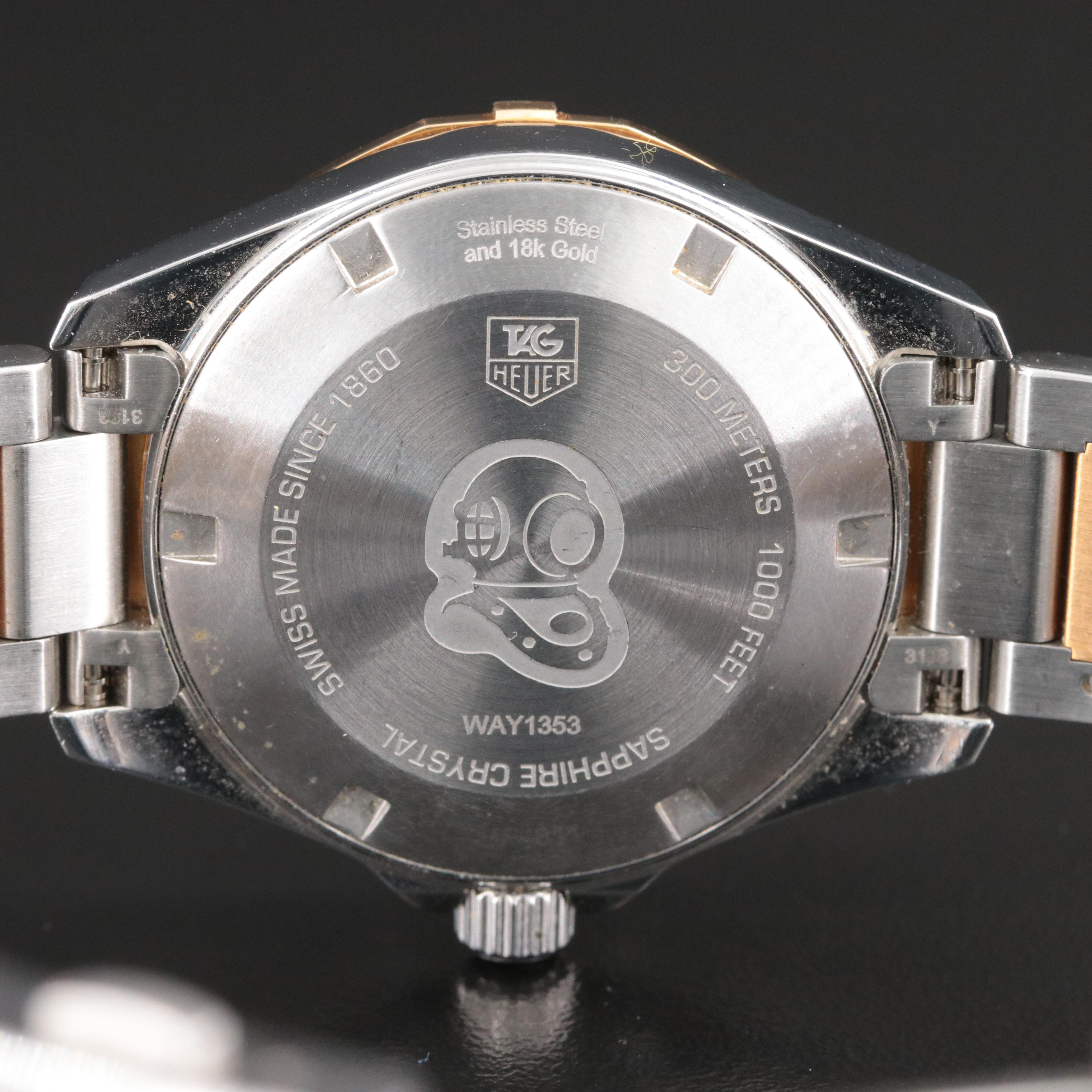 TAG Heuer Aquaracer 18K & Steel Watch | EBTH