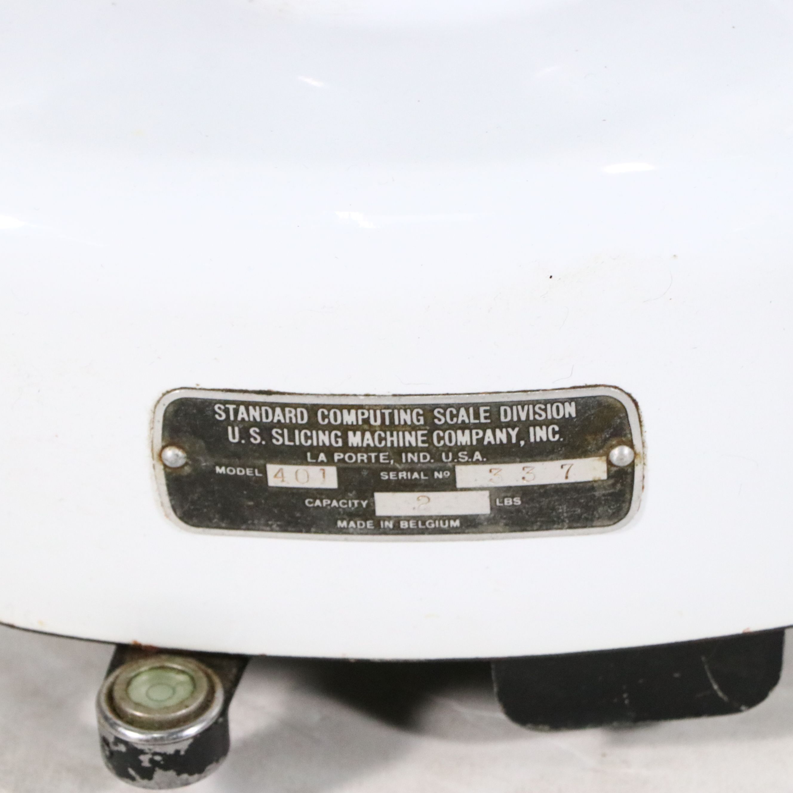 U.S. Slicing Machine Co. Model 401 Broadweigh Standard Computing Scale ...