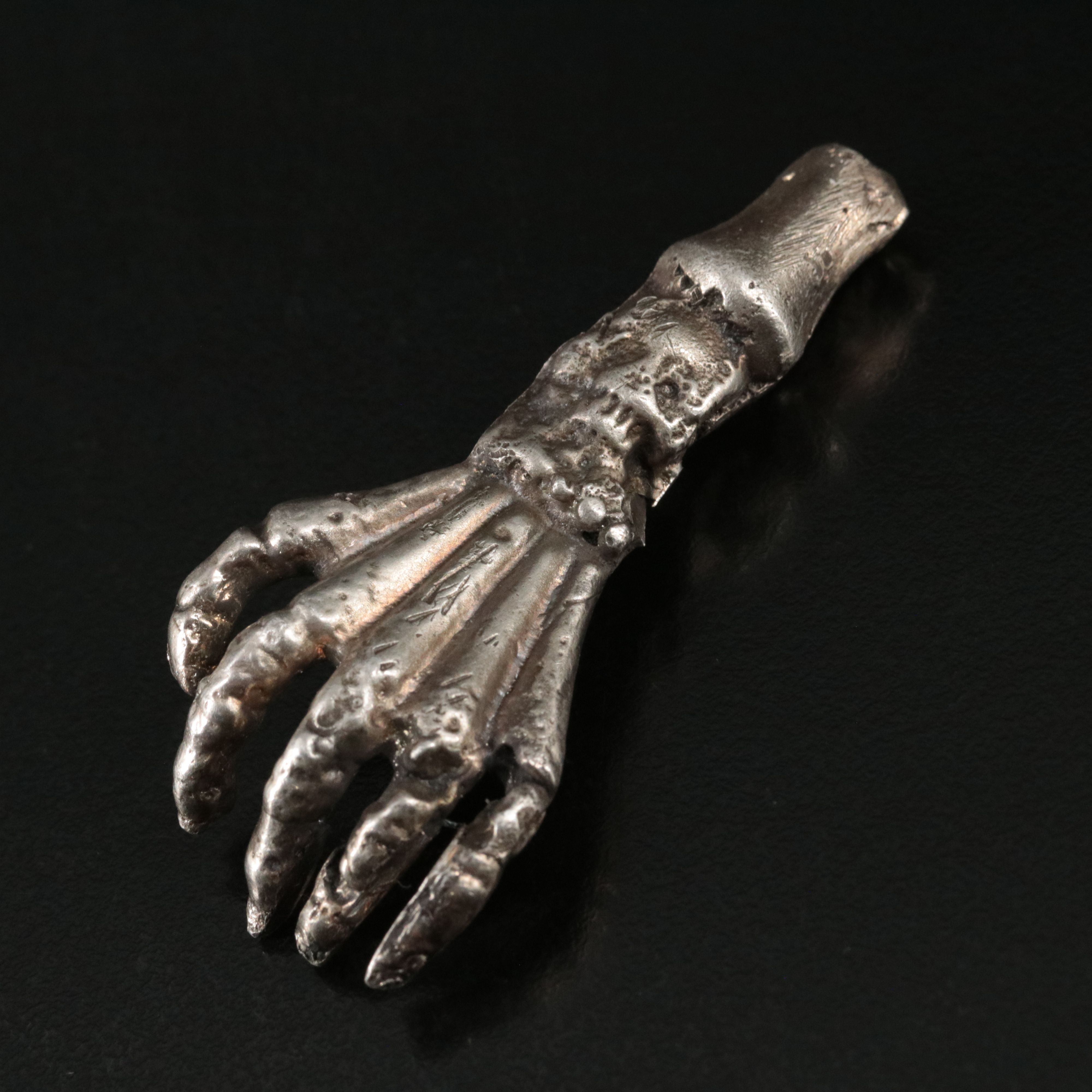 Silver Skeleton Hand | EBTH